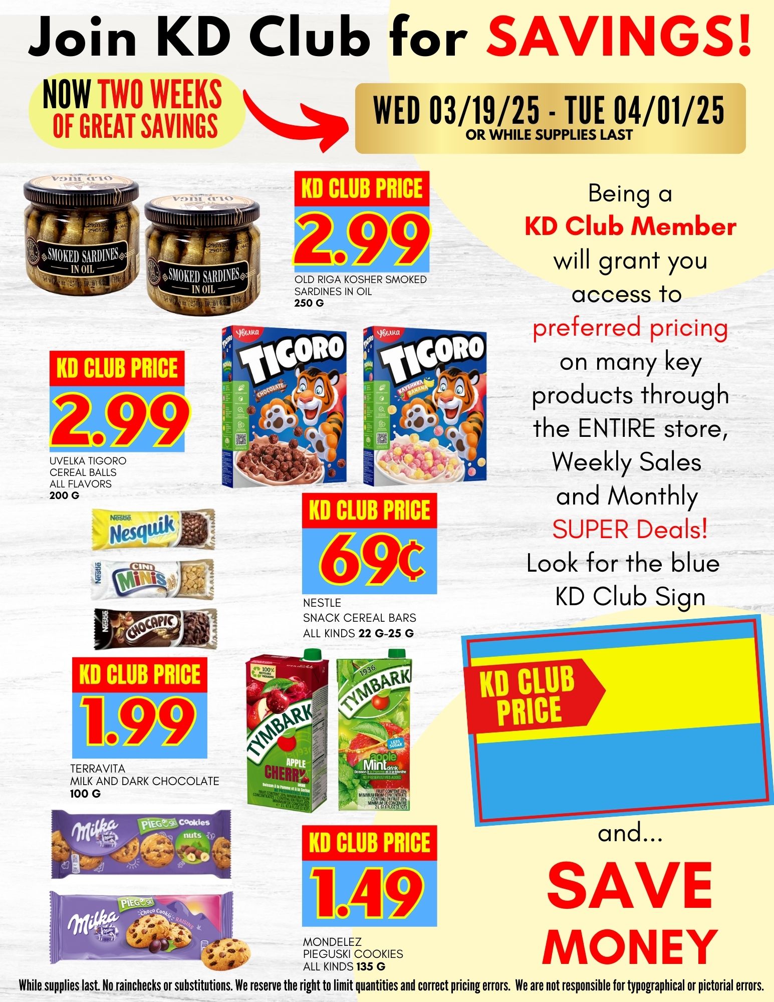 Weekly Deals Schiller Park – KD Market