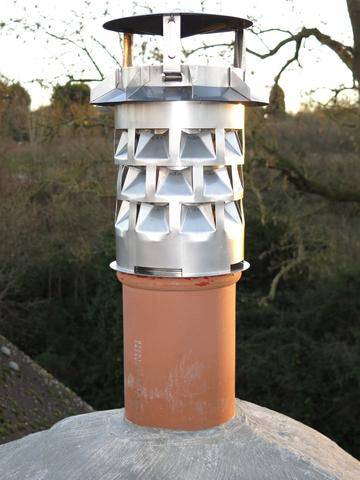 Windkat anti-downdraft anti-wind cowl Duraflue DTW - Stovefitter's ...