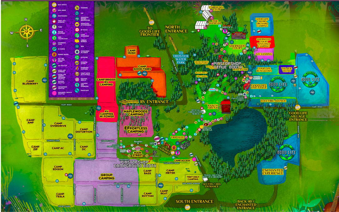 Electric Forest Home Page – PinStopShop