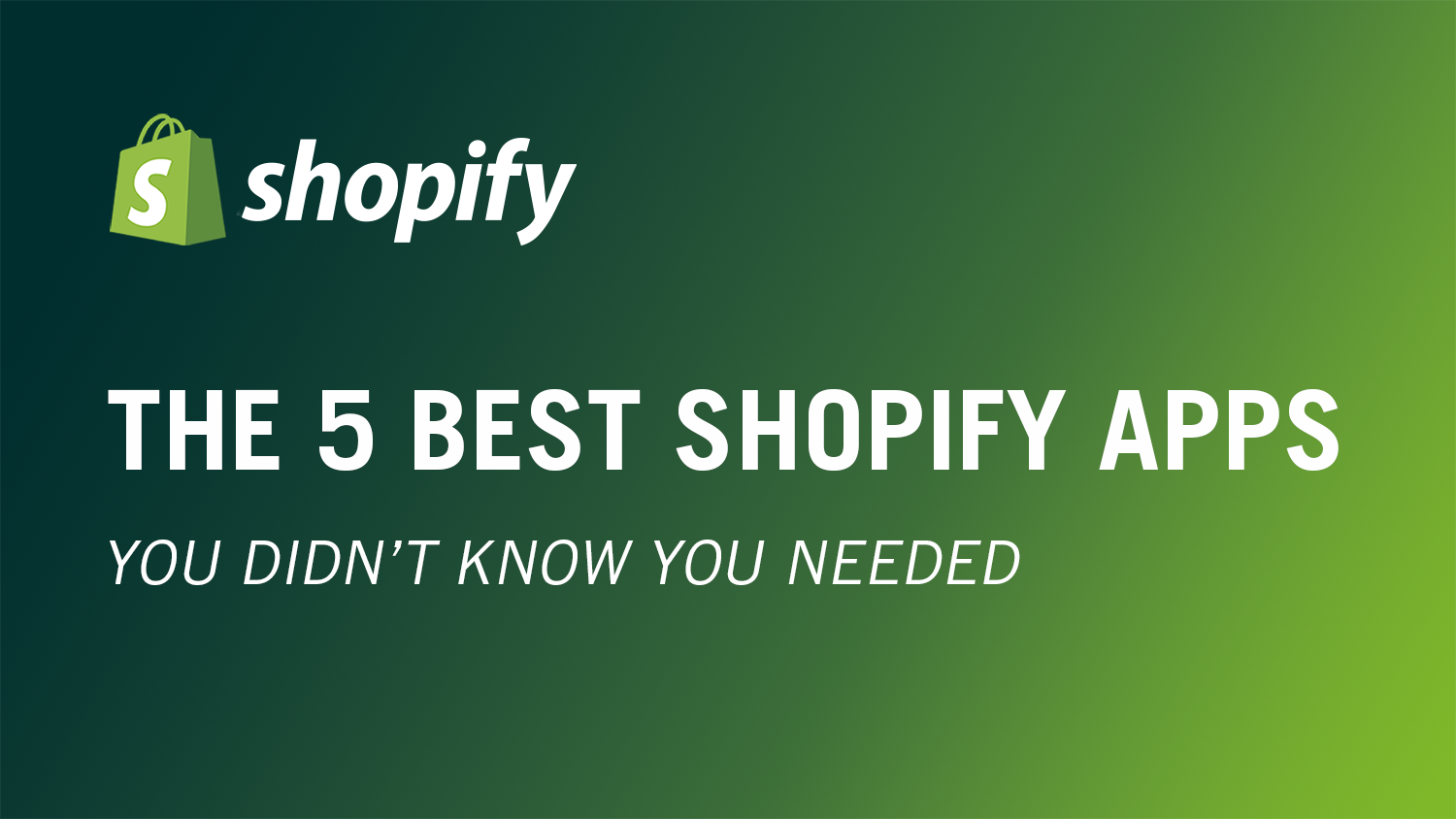 Top 5 Underrated Shopify Apps to Boost Your eCommerce Store – Nice Commerce