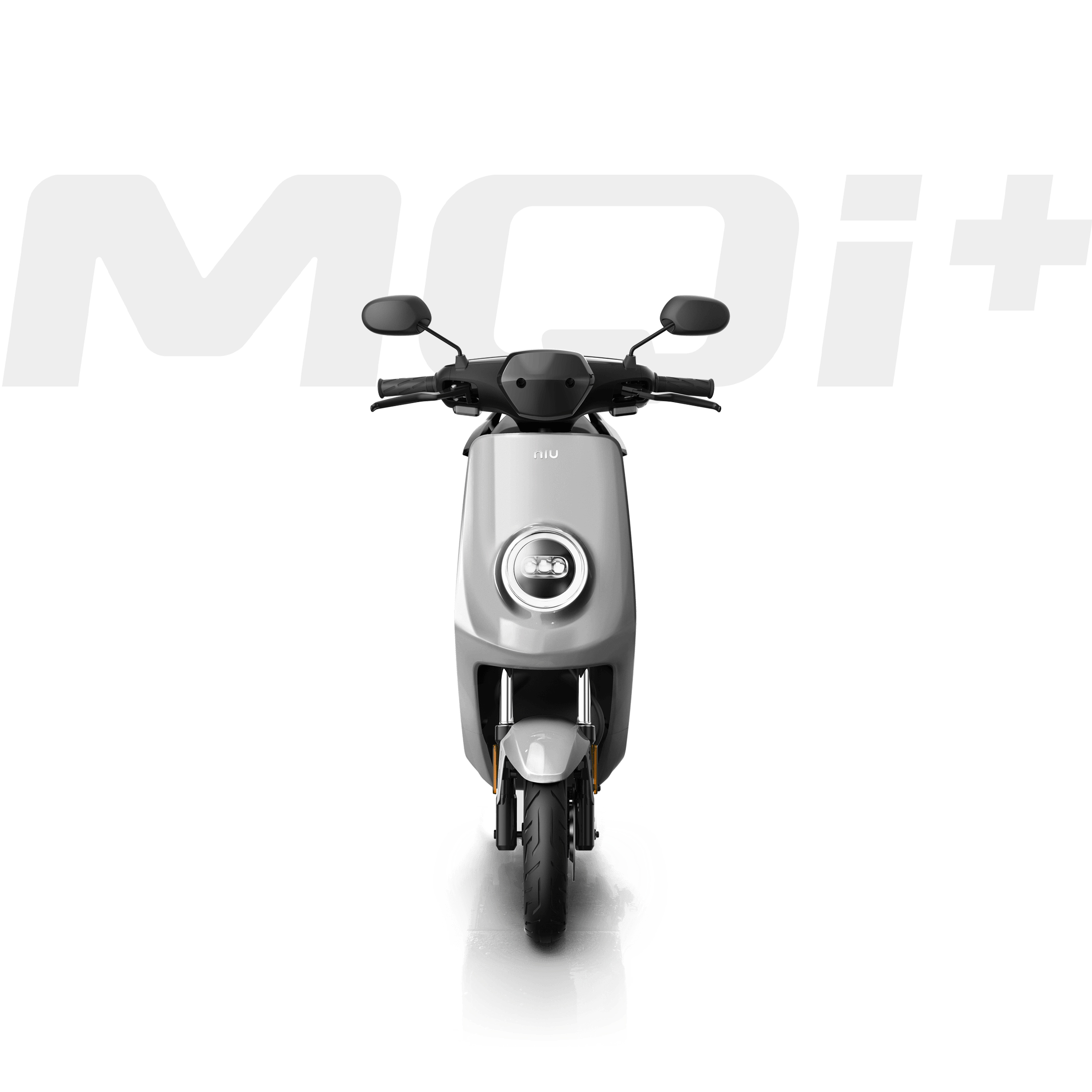 Niu (MQi+ Sport) Extended Range Electric Scooter, Silver– Asters Maldives