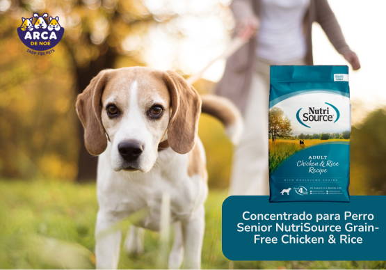 Concentrado para Perro Senior NutriSource Grain-Free Chicken & Rice ... Concentrado para Perro Senior NutriSource Grain-Free Chicken & Rice ...