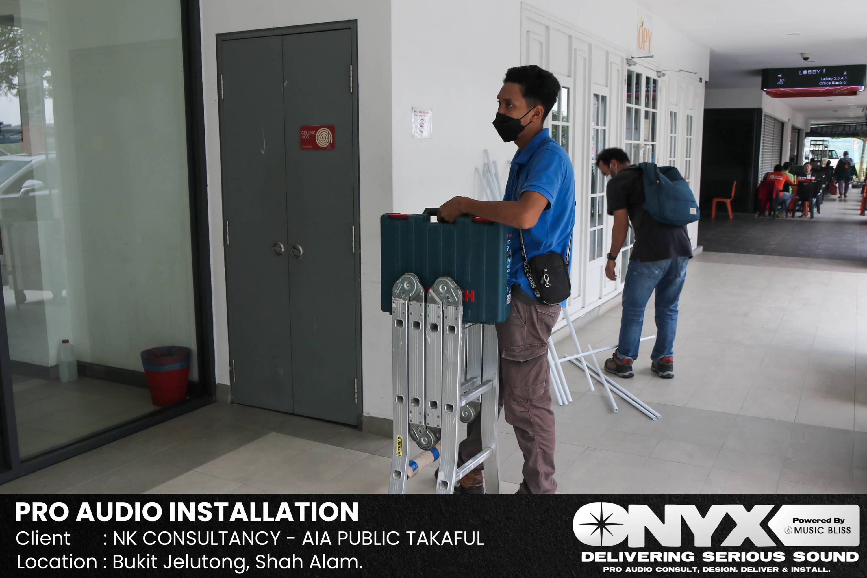 PA System & Audio Installation Team at NK Consultancy January 2022 ...