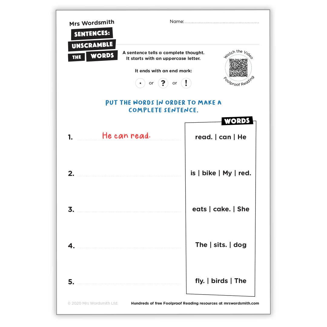 Sentence Word Unscrambler | Reviewmotors.co