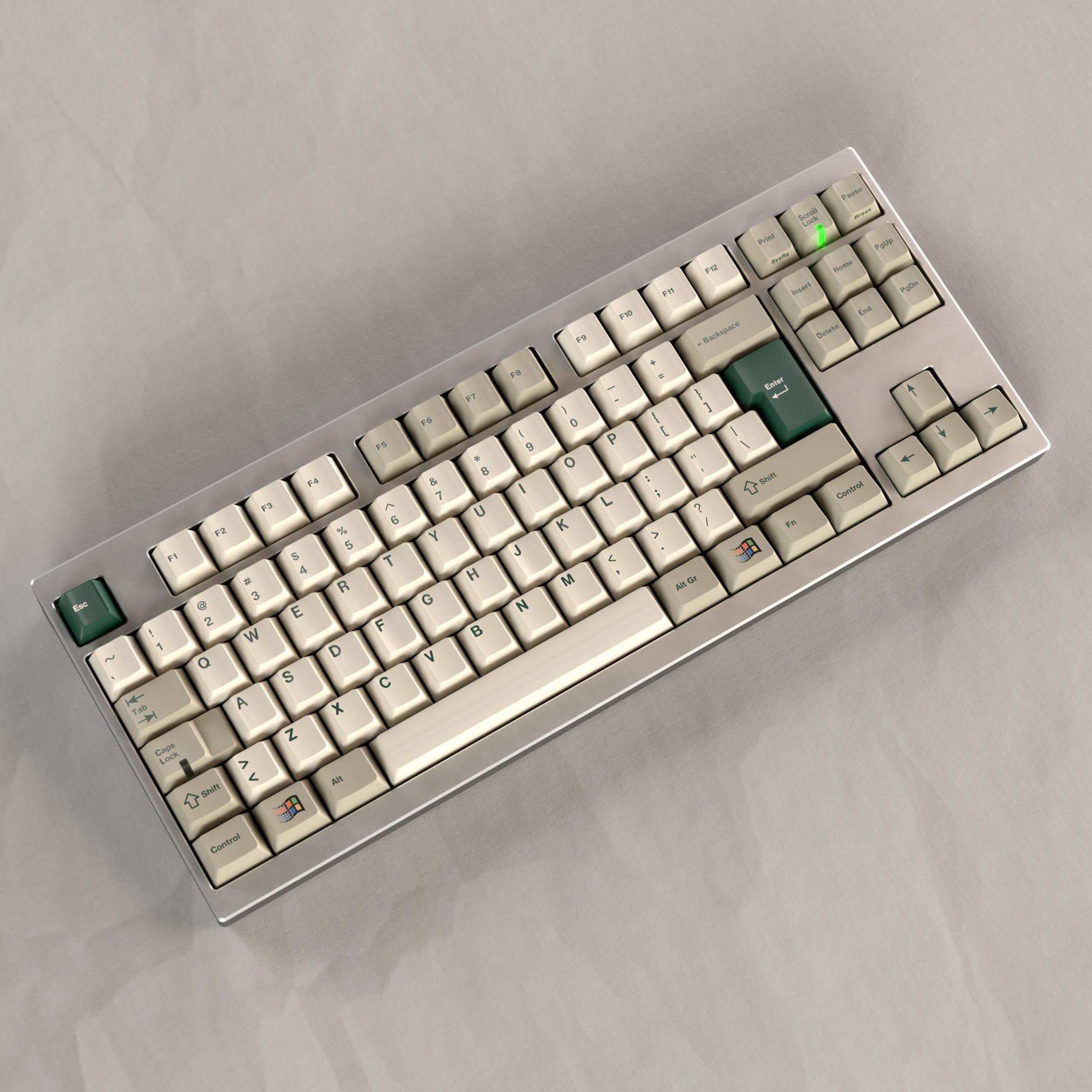 [IC] GMK Verdant Retro – KBDfans® Mechanical Keyboards Store