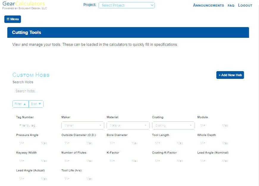 GearCalculators – Evolvent Design