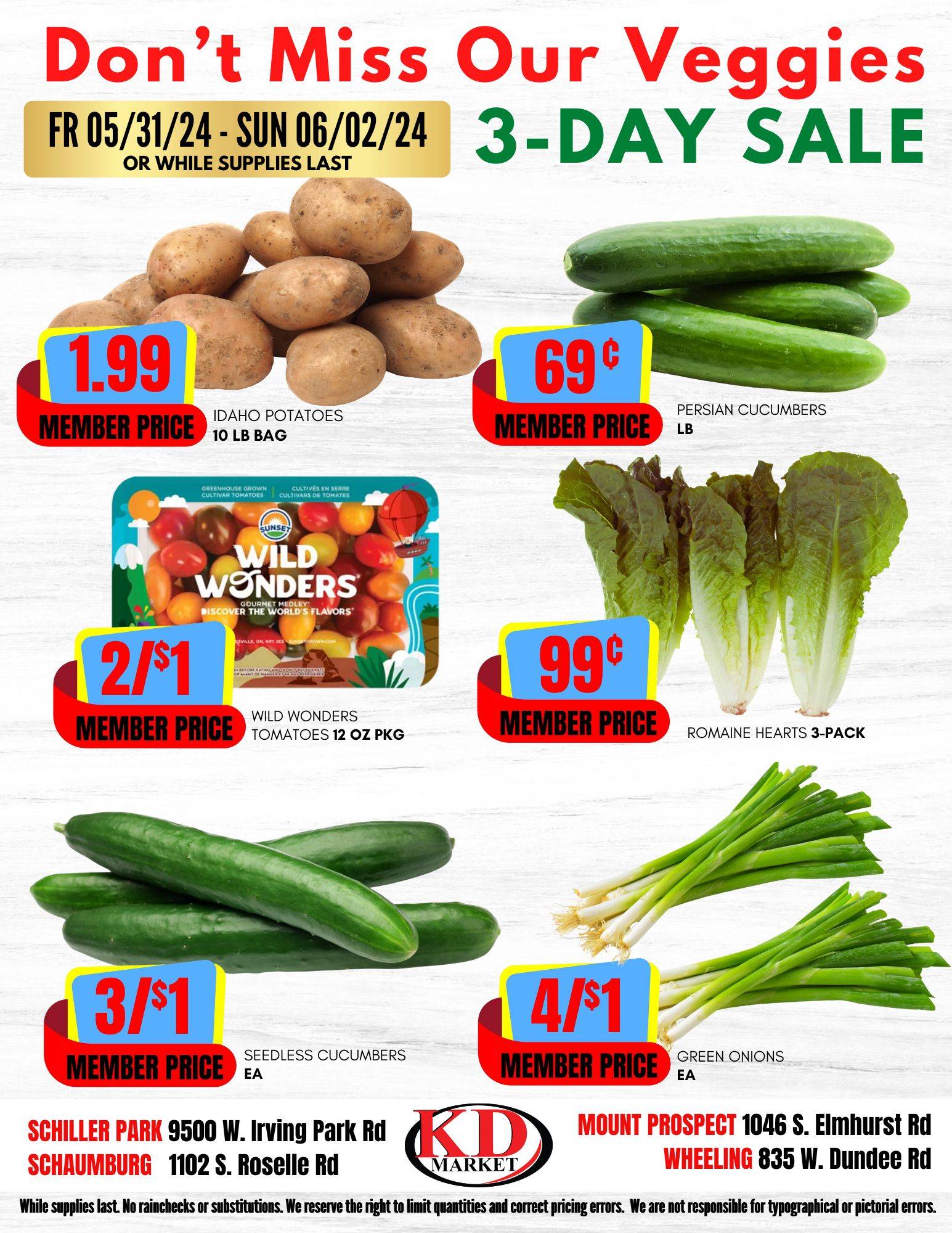 Weekly Deals – KD Market