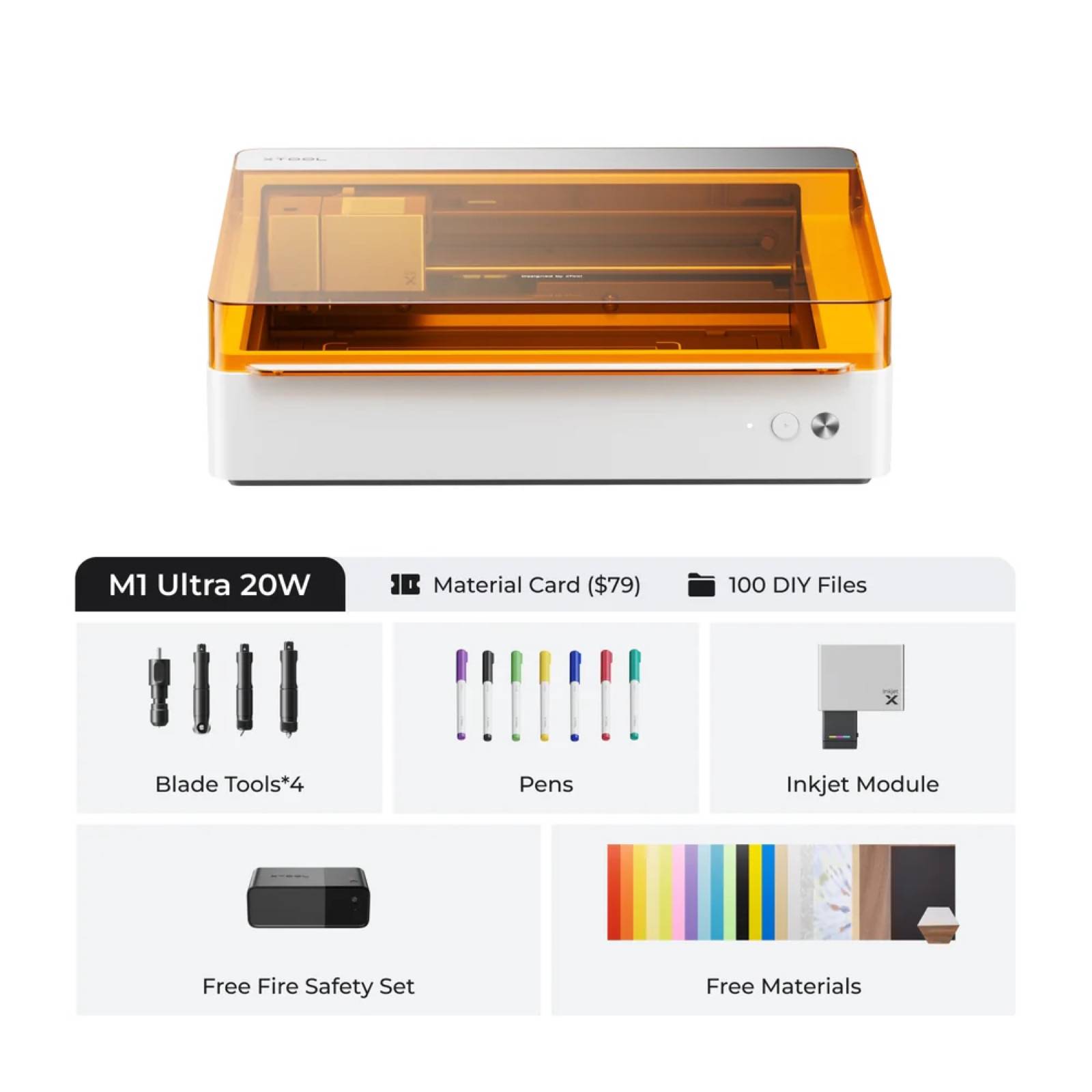 xTool M1 Ultra - The World's First 4-in-1 Craft Machine