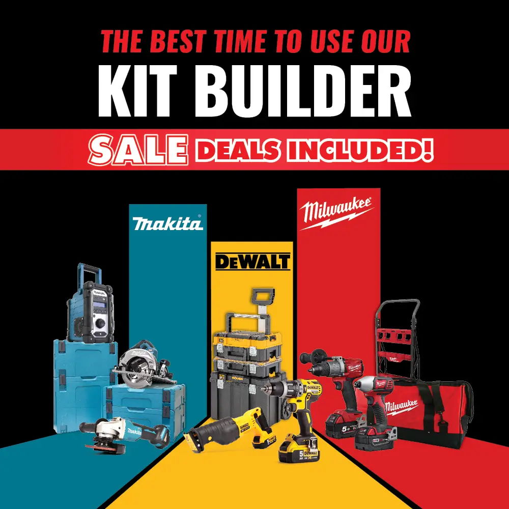 Power Tool Kit Builder | DeWalt, Makita, Milwaukee | ITS.co.uk