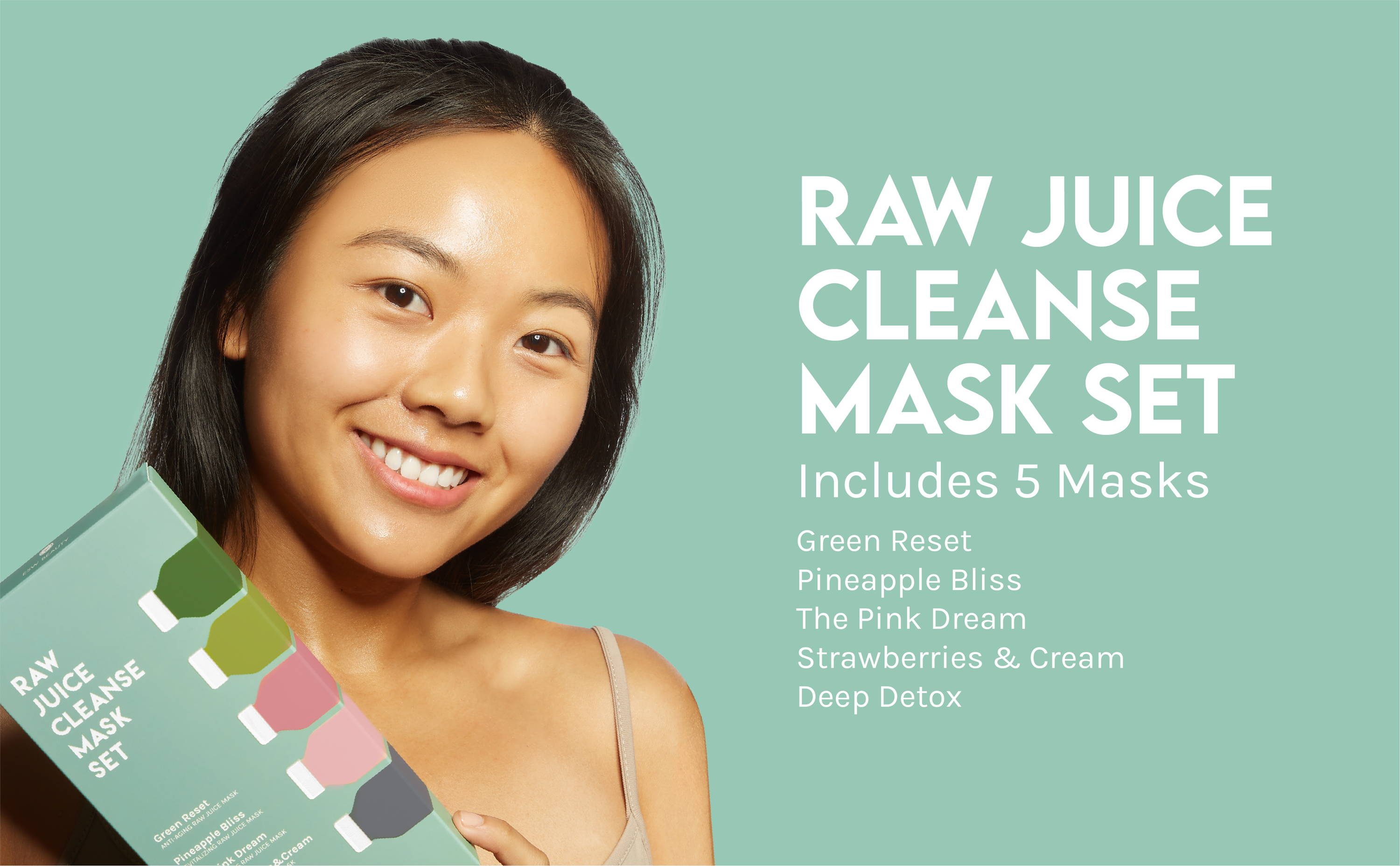 ESW Beauty - Raw Juice Cleanse Mask Set | ESW Beauty