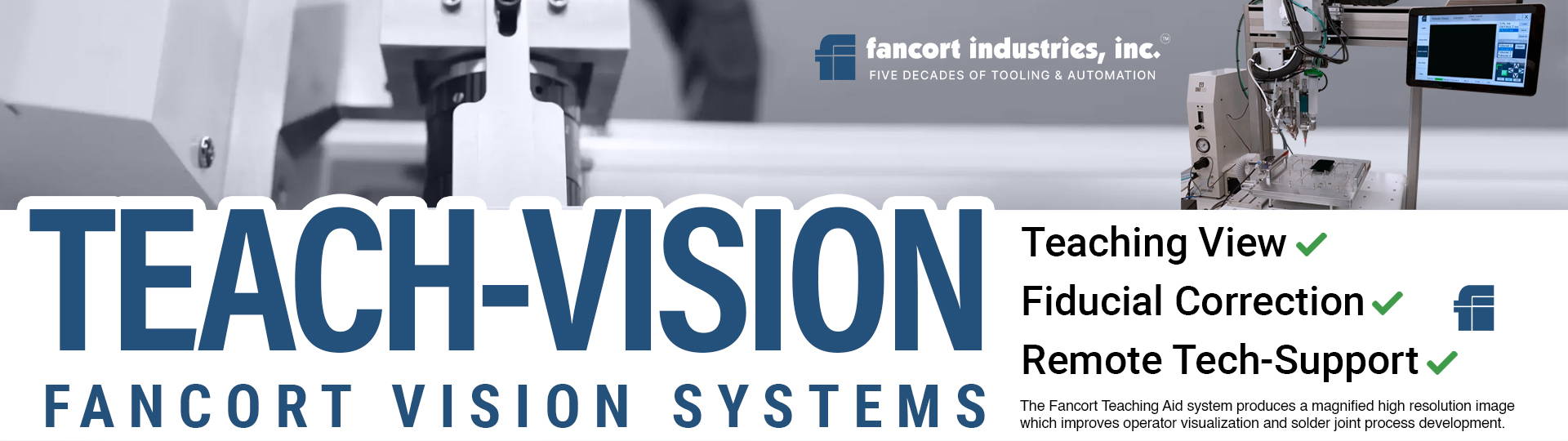 Fancort Robotic Vision Systems – Fancort Industries