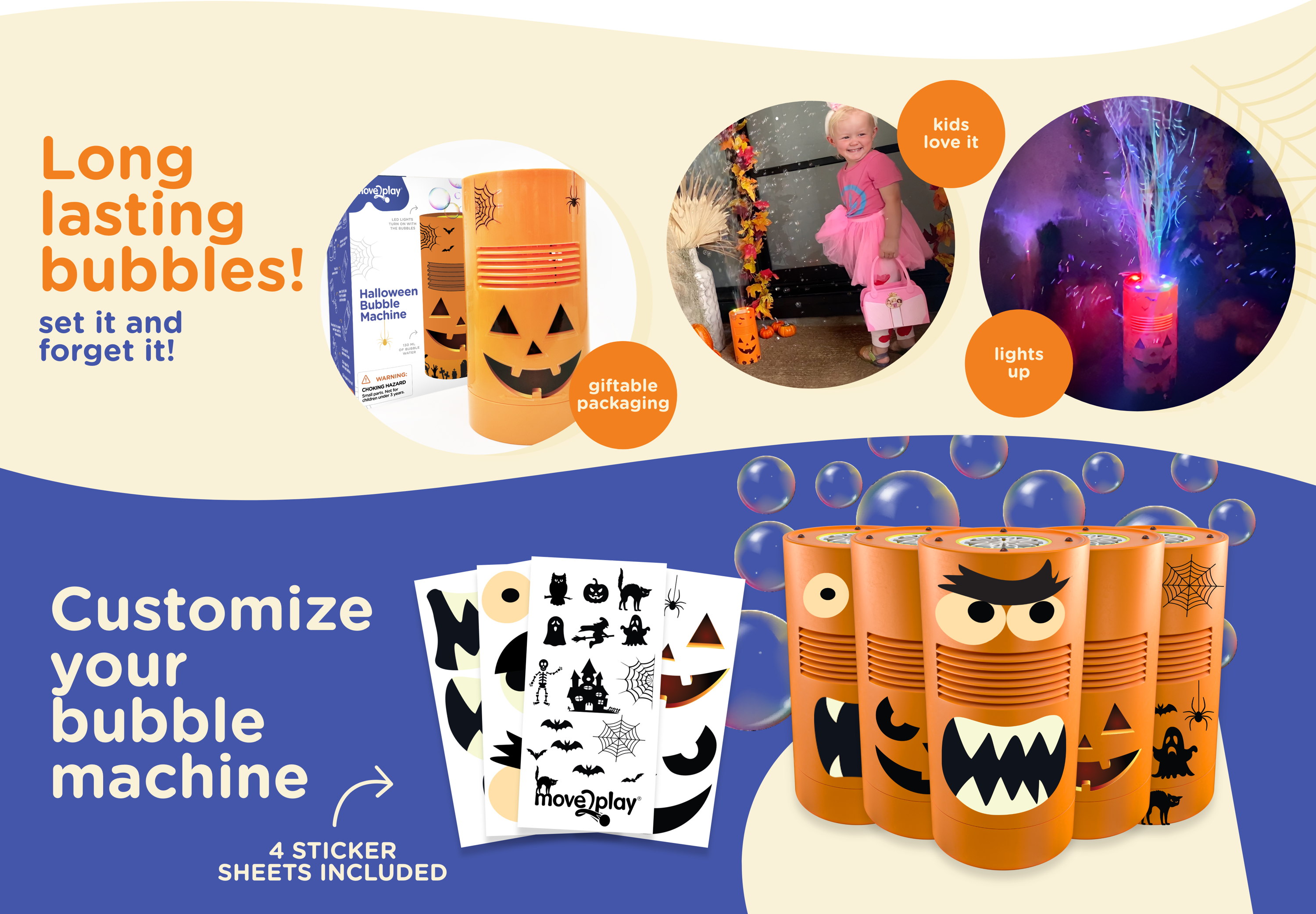 Halloween Bubble Machine – Move2Play