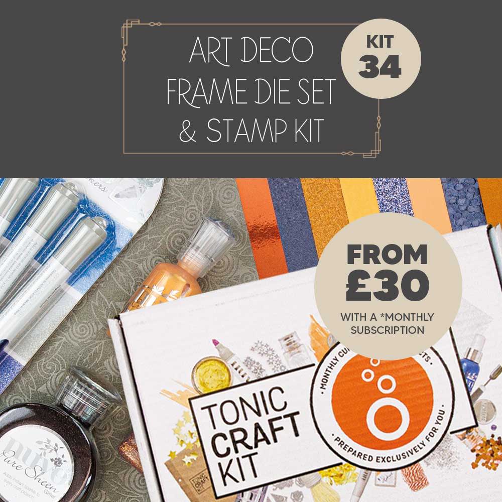 Tonic Craft Kit 34 - Art Deco Frame Die Set – Tonic Studios
