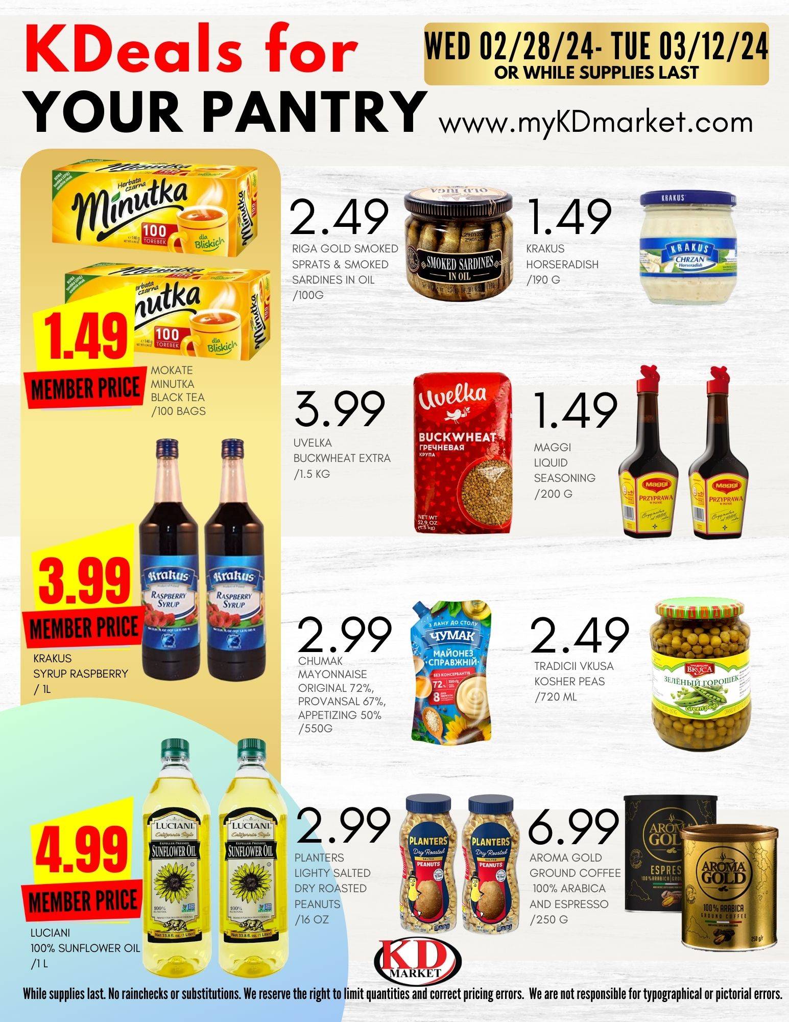 Weekly Deals – KD Market