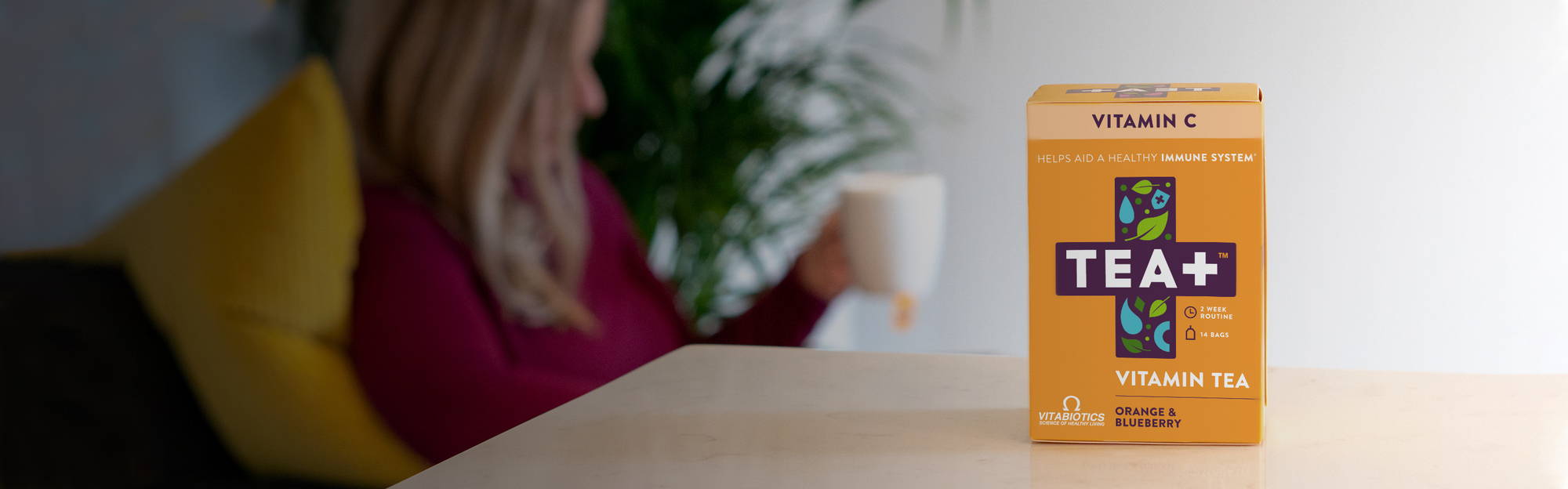 TEA+ Vitamin C Tea | Developed By Experts | Vitabiotics