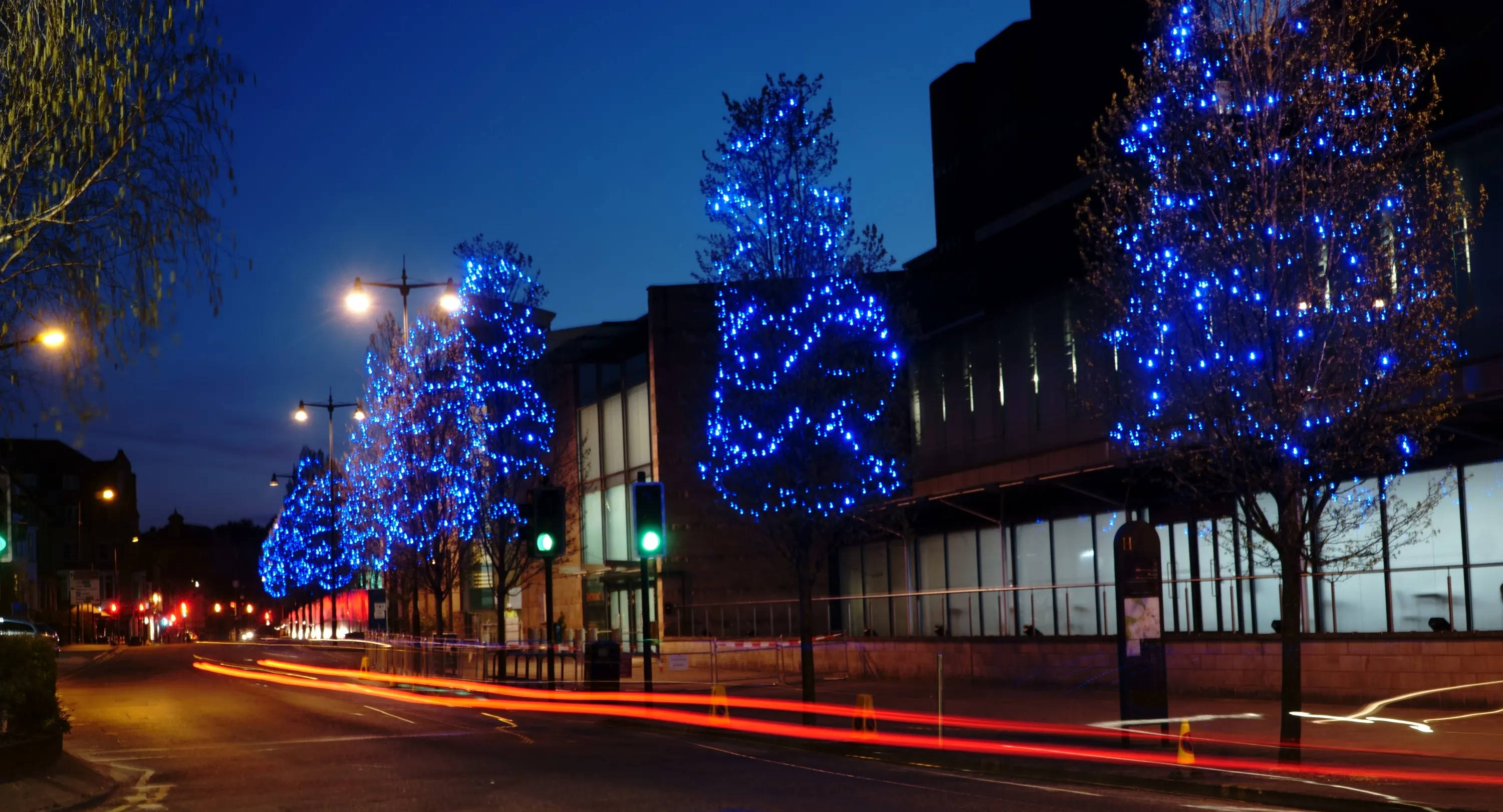 #LightItBlue | Blue Fairy Lights & String Lights – Lights4fun.co.uk