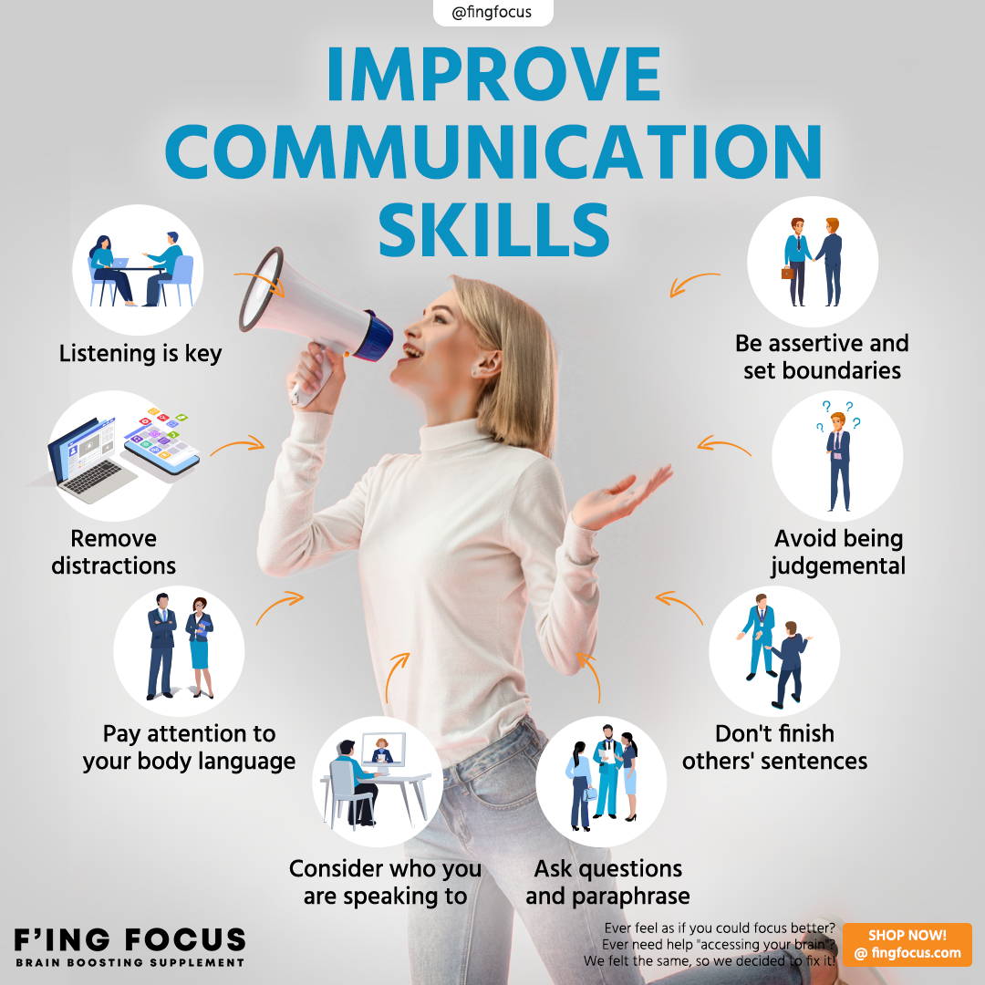 Communicate Your Way To Success F ing Focus Brain Boosting Supplement