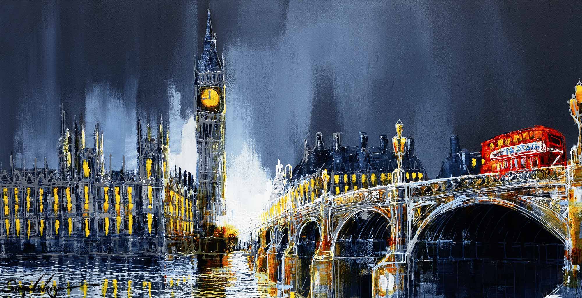 Famous Cityscape Paintings NEW YORK ABSTRACT CITYSCAPE Oil Painting