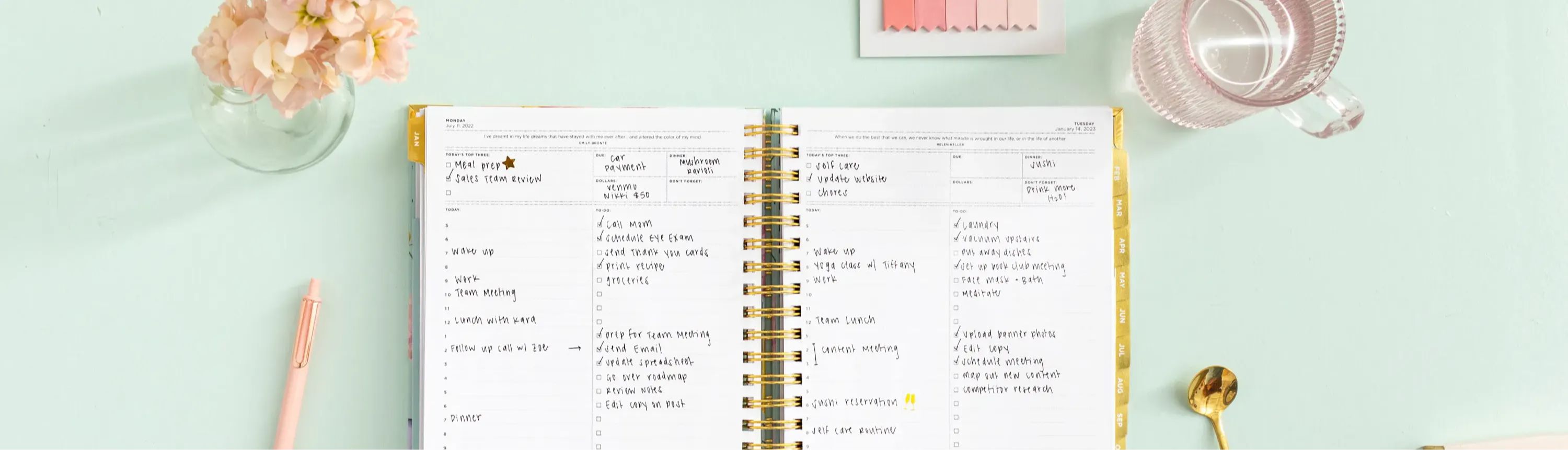 Daily Planner Layouts Day Designer