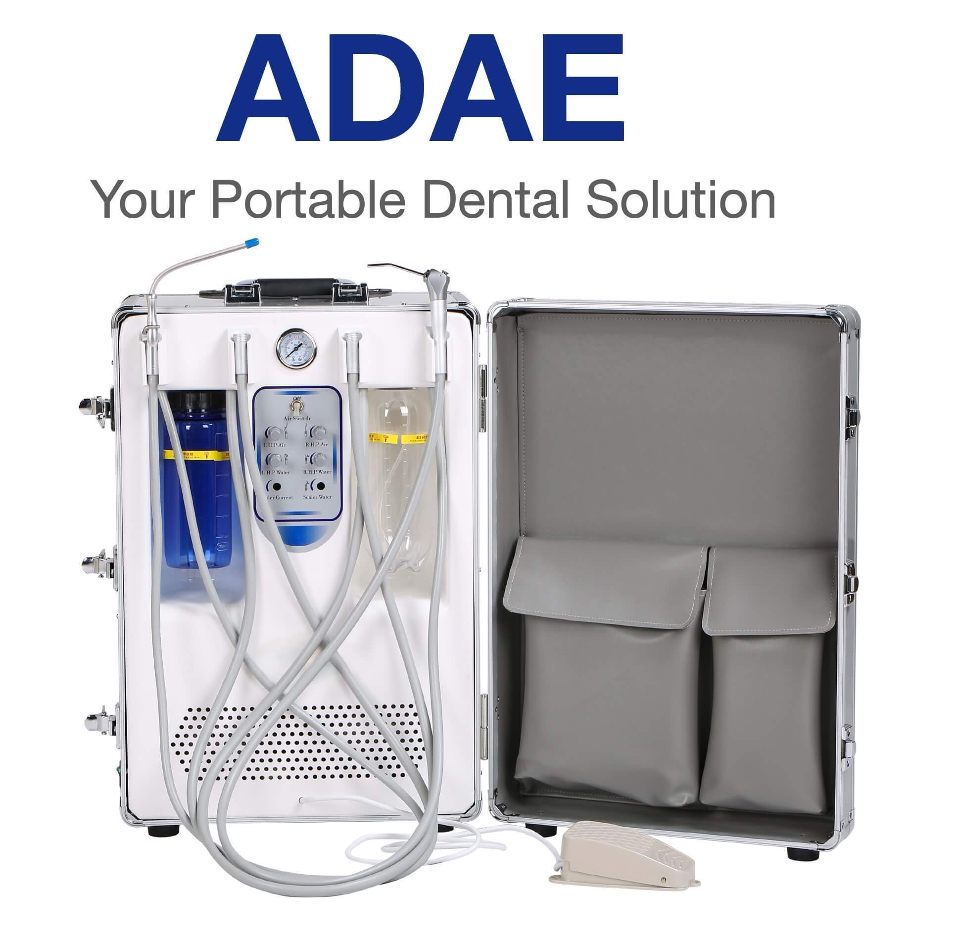 ADAE AD003 portable dental unit with built-in silent air compressor-Ne ...