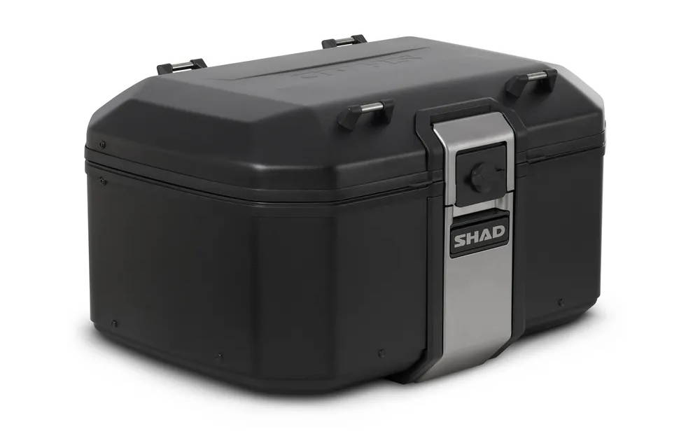 TR55 Black Aluminum Top Case: Spacious & Durable | SHAD ($383)