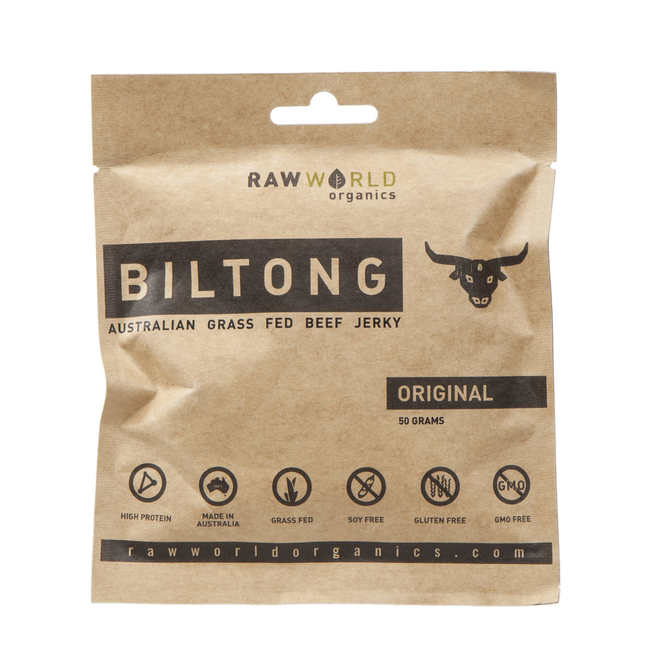 Grass Fed Beef Biltong by Raw World Company
