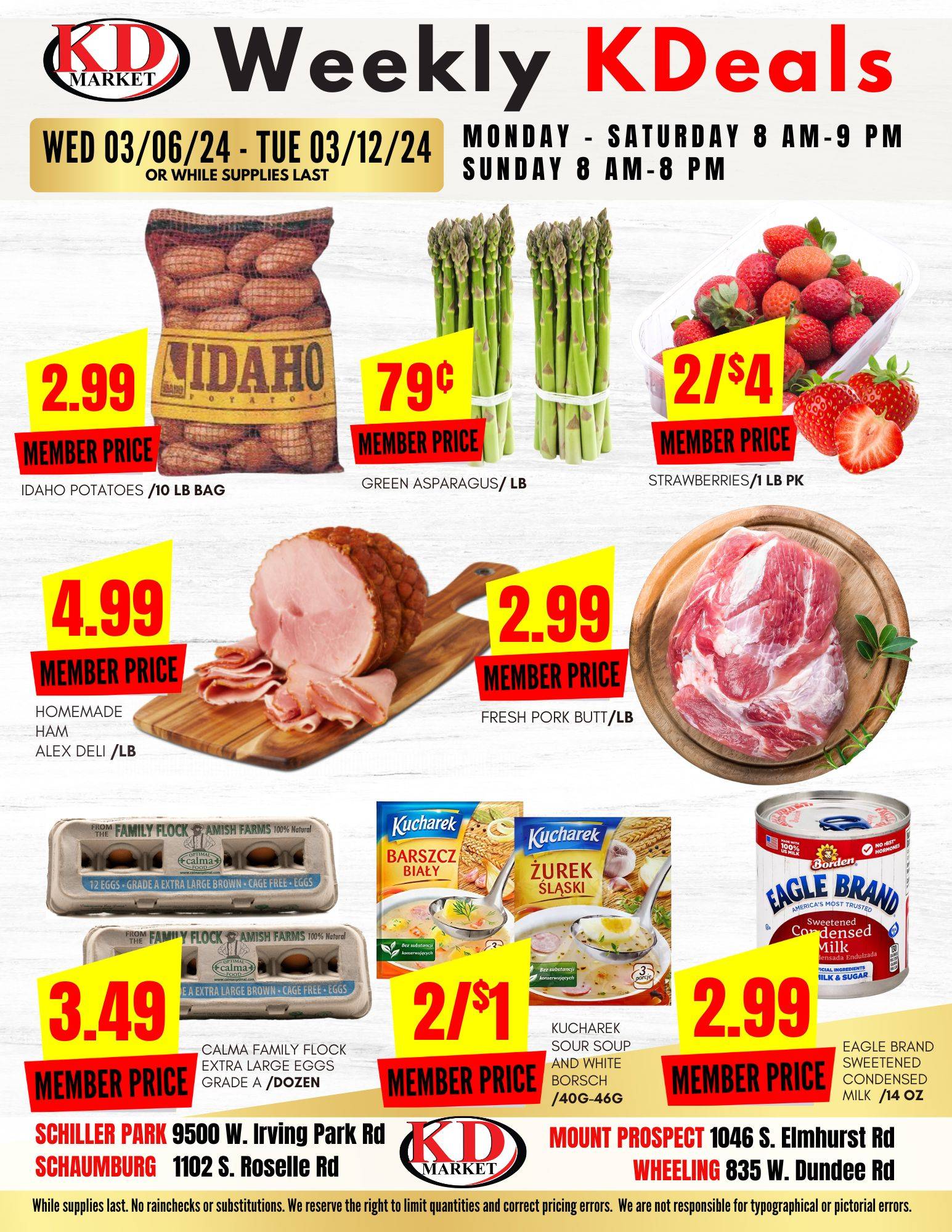 Weekly Deals – KD Market