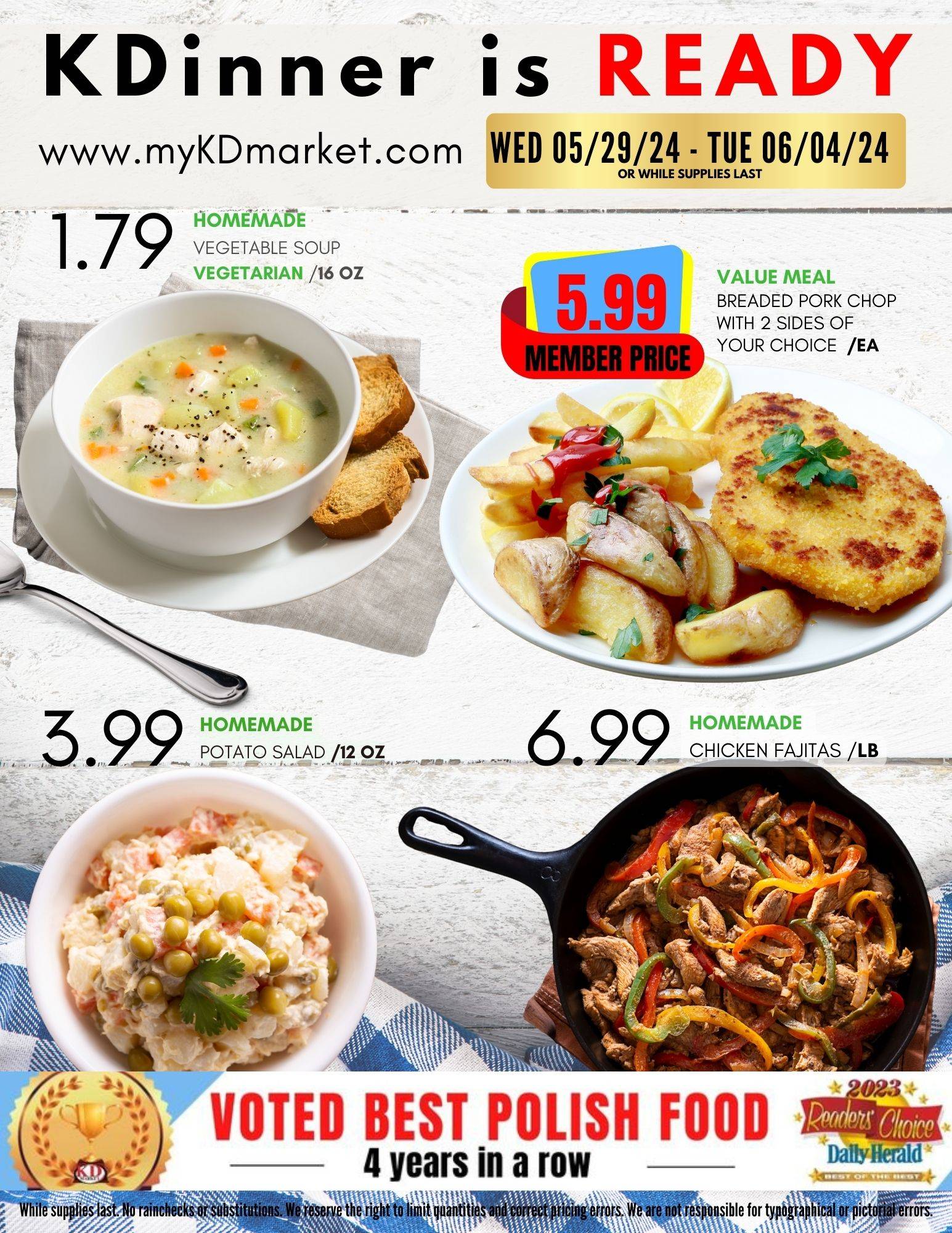Weekly Deals – KD Market
