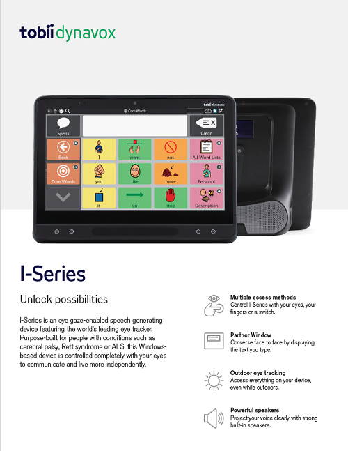 Product Literature - Tobii Dynavox Global