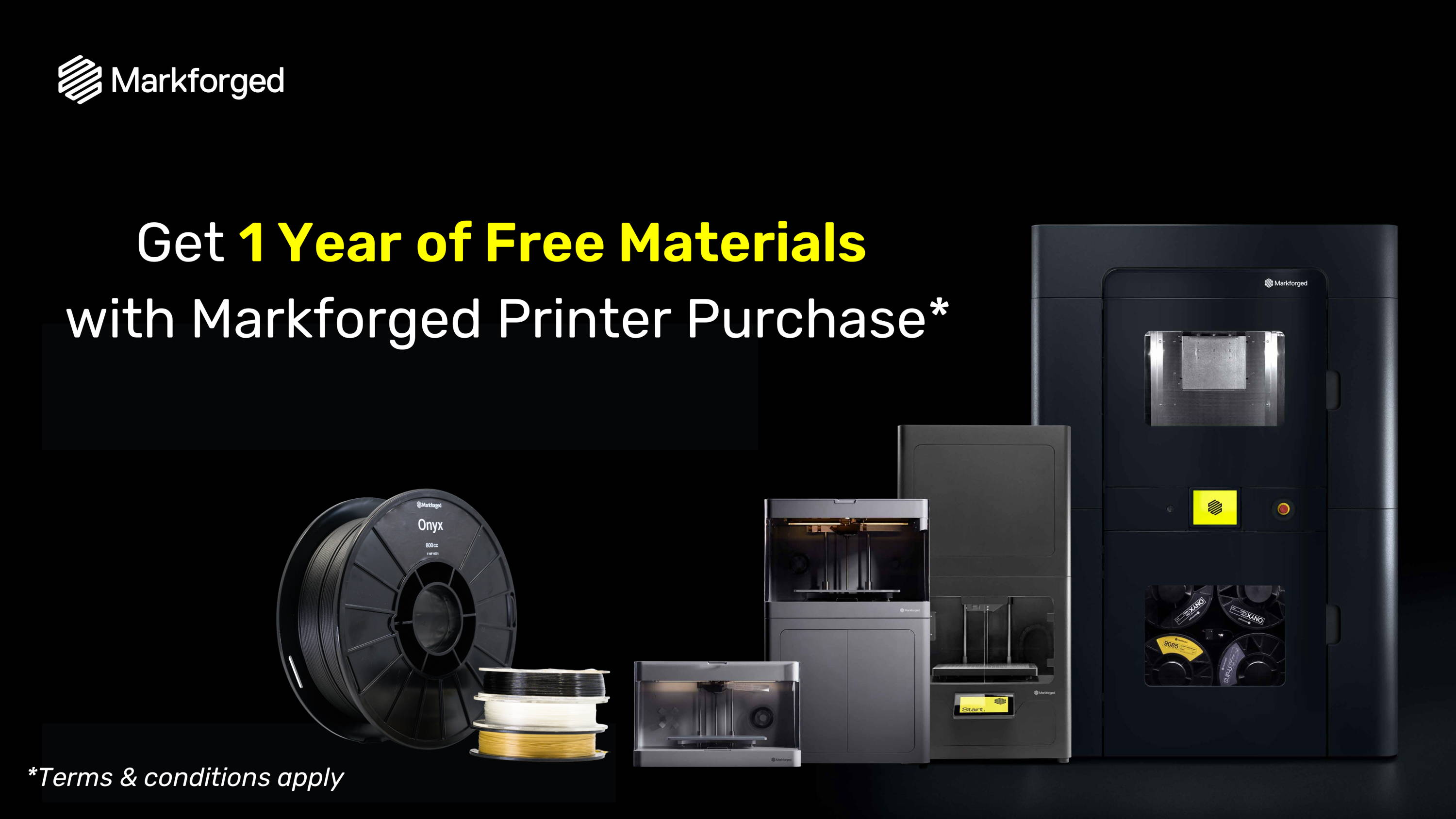 Markforged Free Materials Giveaway – X3D Technology