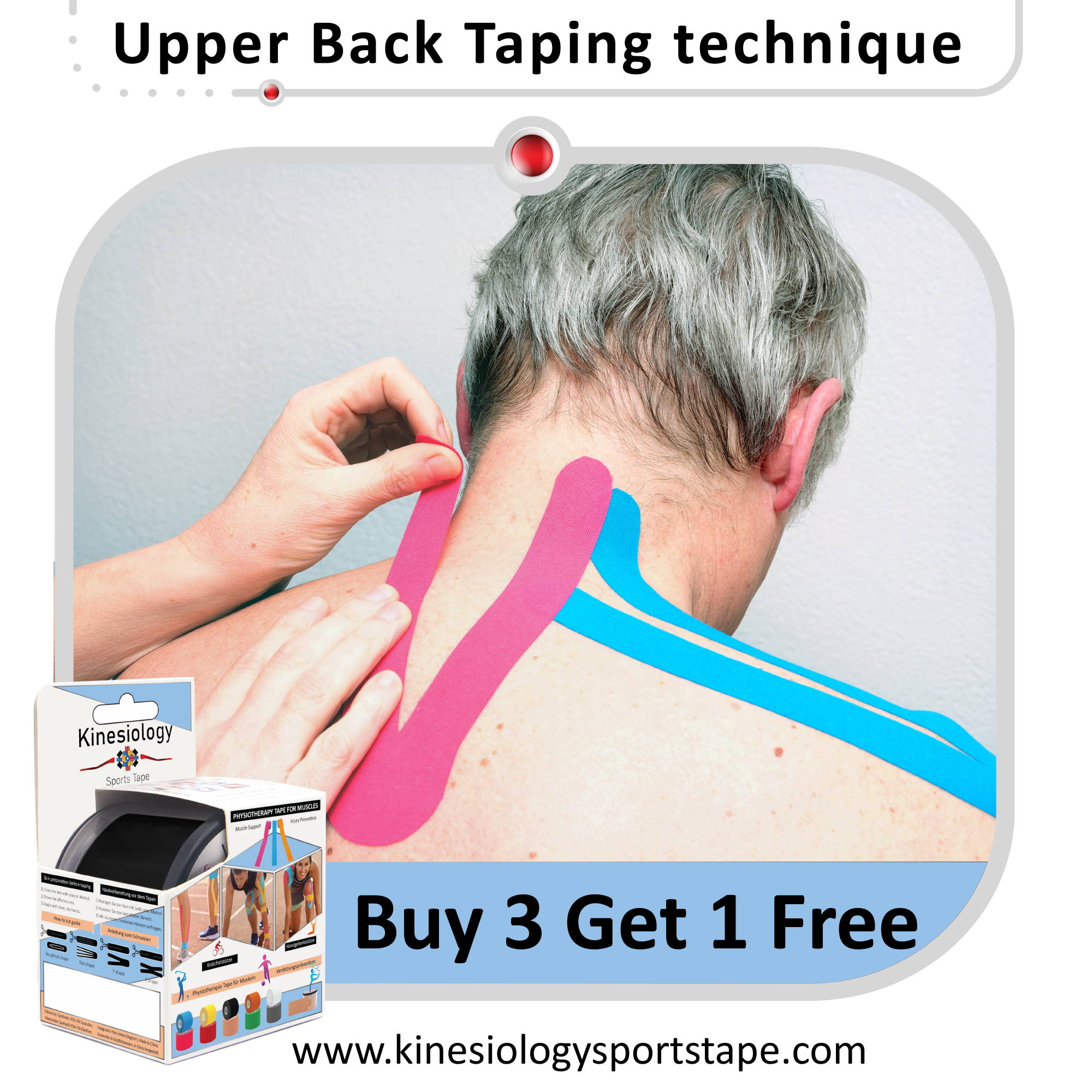Upper Back Pain – Kinesiology Sports Tape
