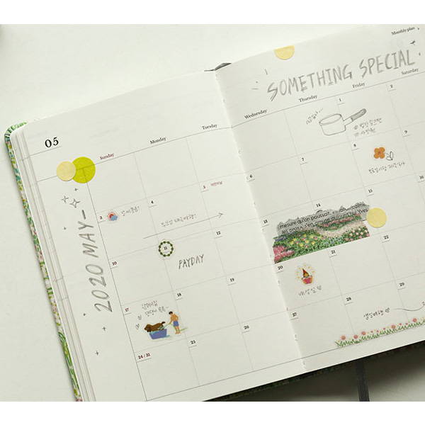 Dailylike 2020 Keep the memory dated weekly planner diary