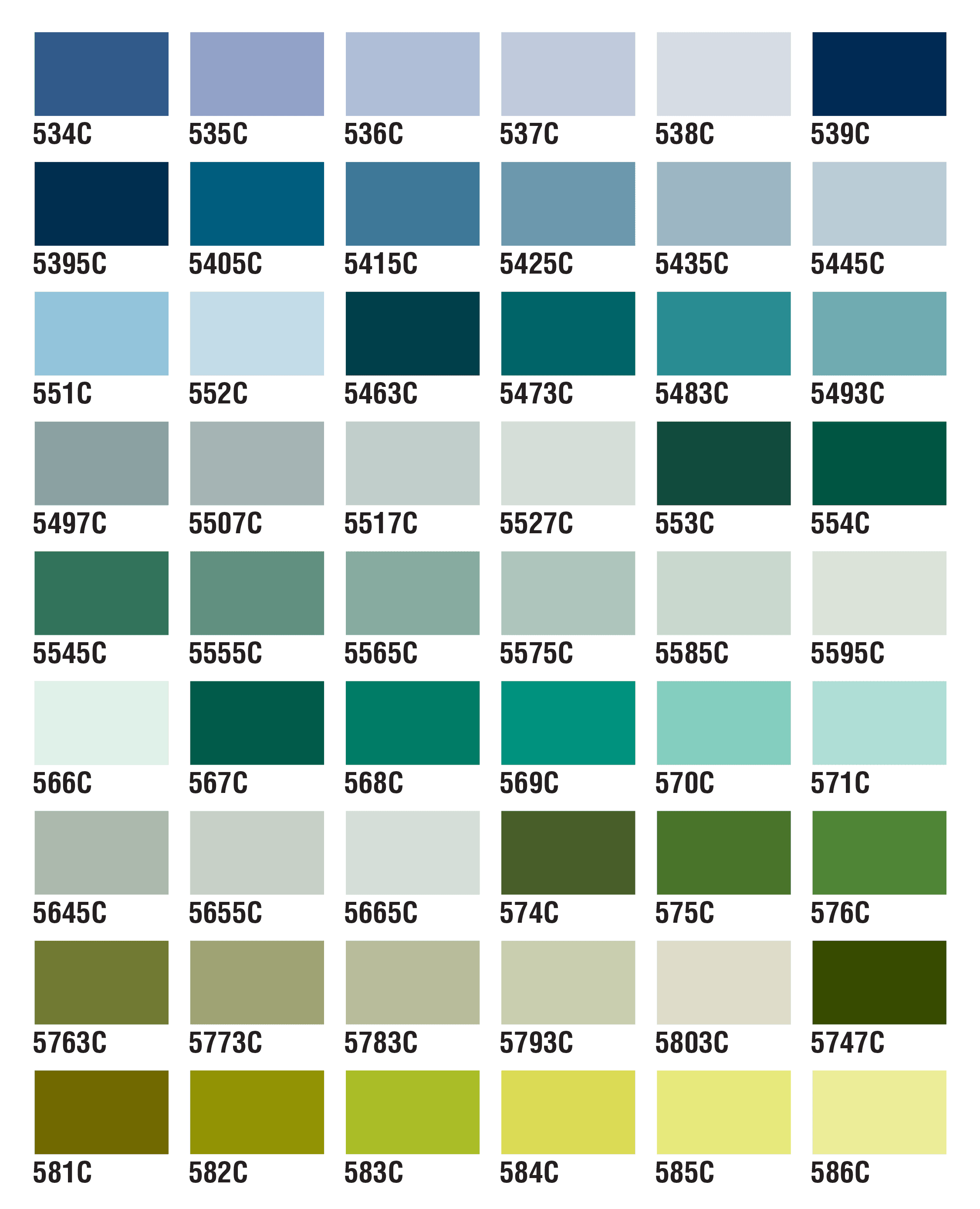 Pantone Matching System Color Chart At A G E Graphics