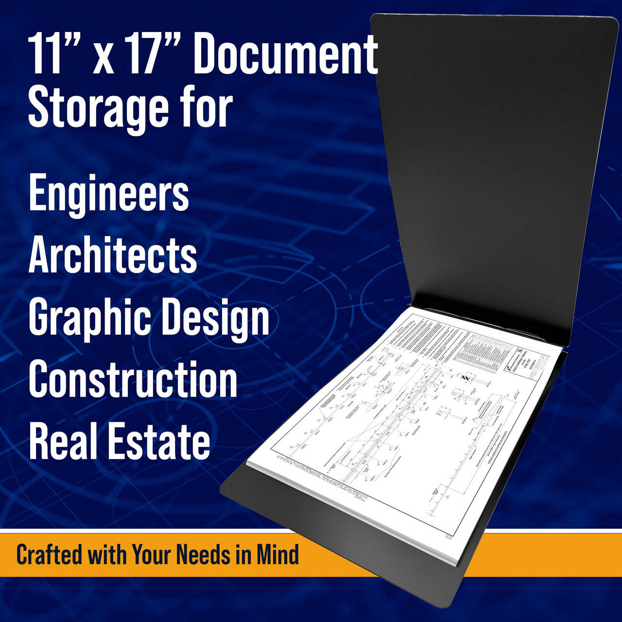 Premium 11x17 Pressboard Binder with High-Density Polyethylene - 3 ...