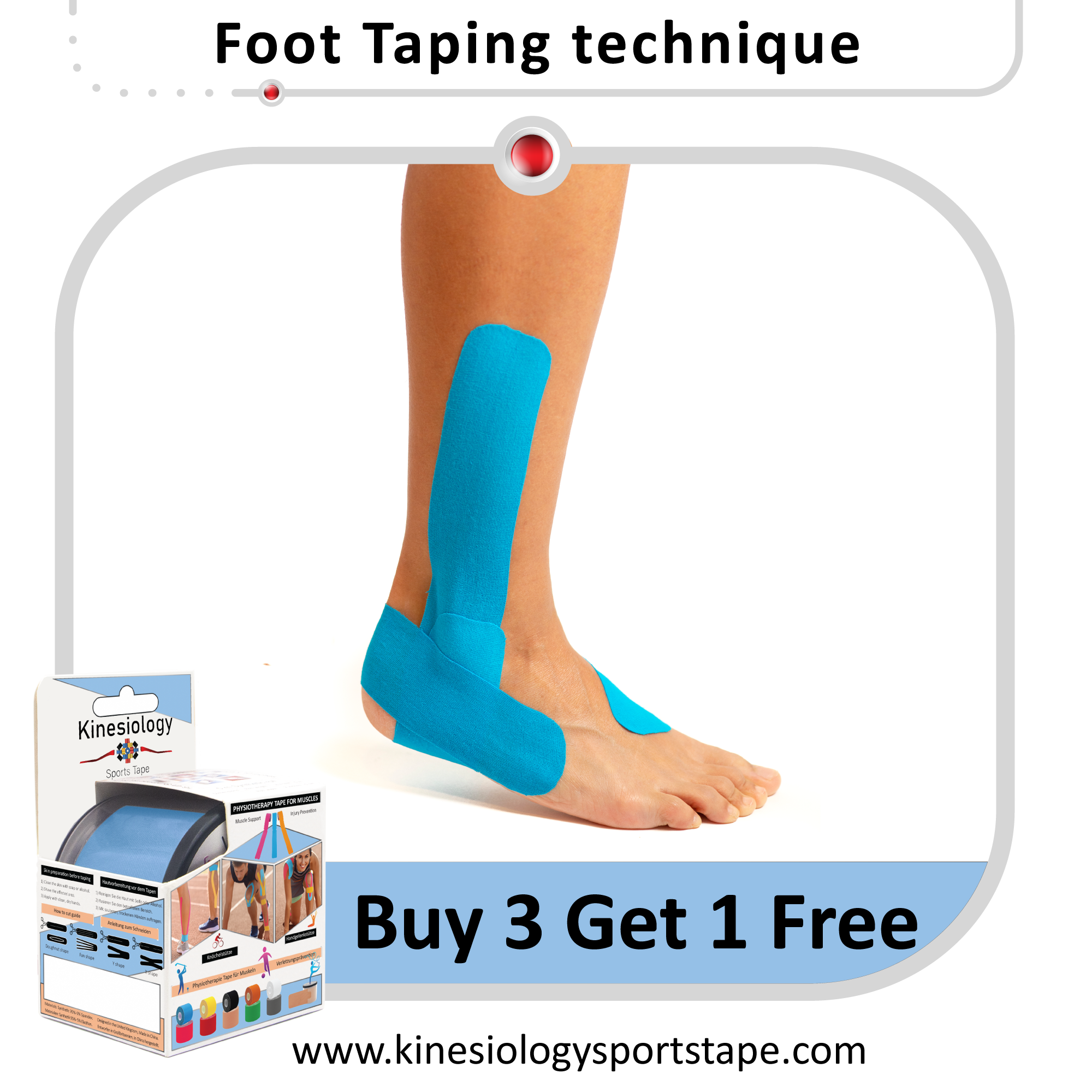 Foot Pain – Kinesiology Sports Tape