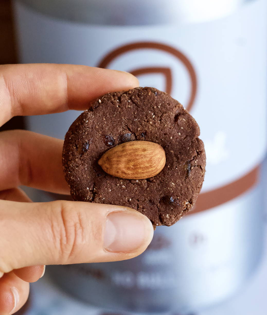 Chocolate Almond Protein Cookies: Vegan, Gluten Free, Low Sugar – No Cow