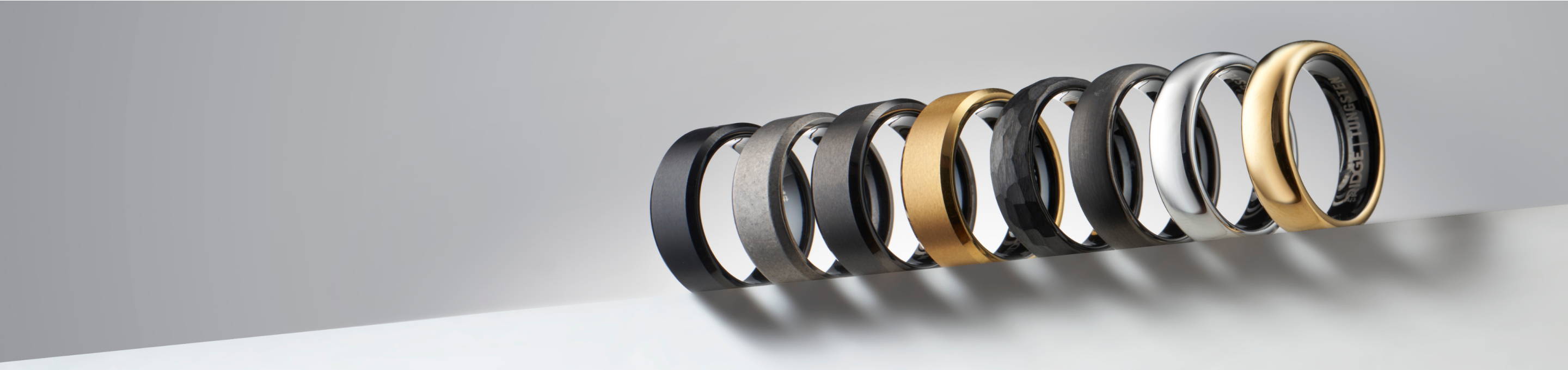 Men's Rings in Modern Style: Titanium, Gunmetal, 24k Gold & More Page 2 ...