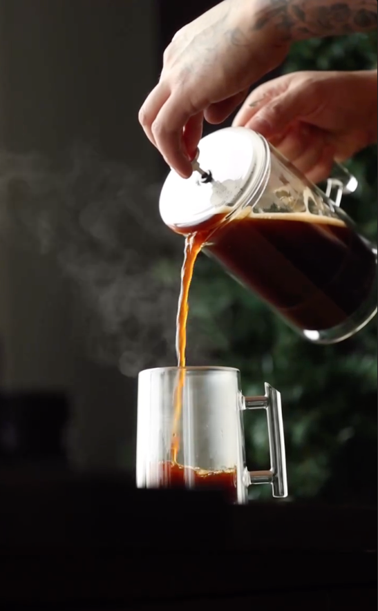 French Press | Double-Wall Glass, Non-Toxic Brewing – Pure Over