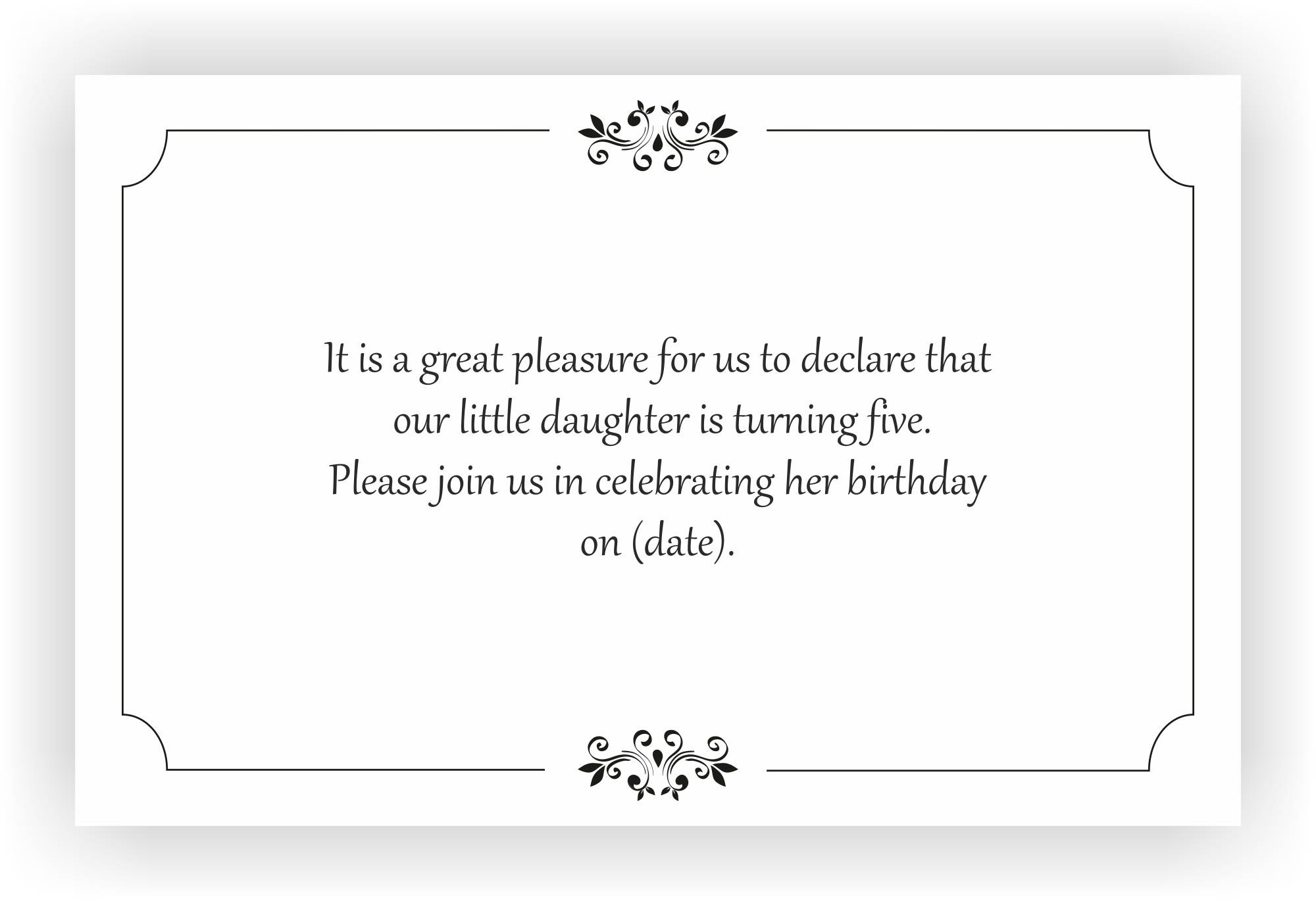 Happy Birthday Invitation