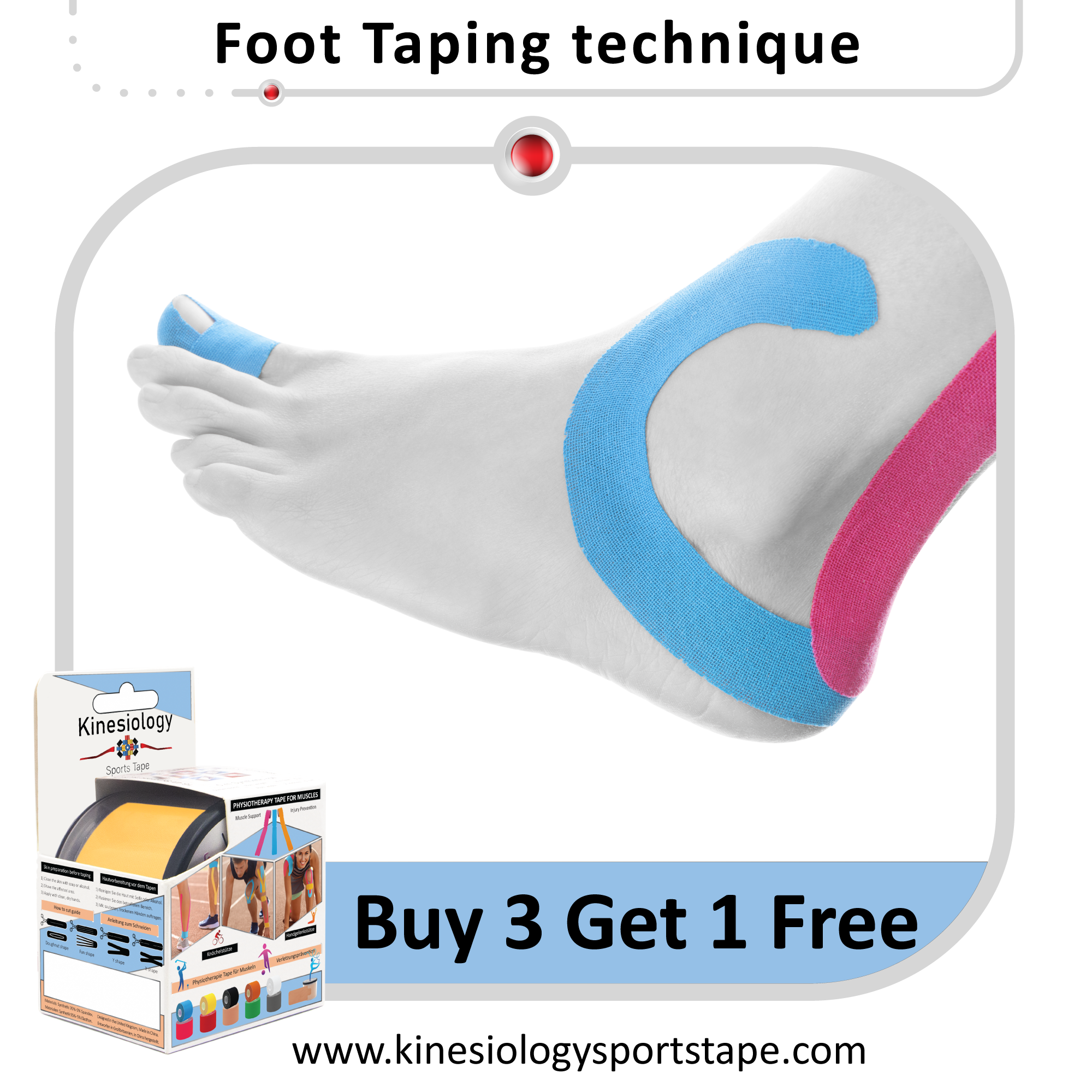 Foot Pain – Kinesiology Sports Tape