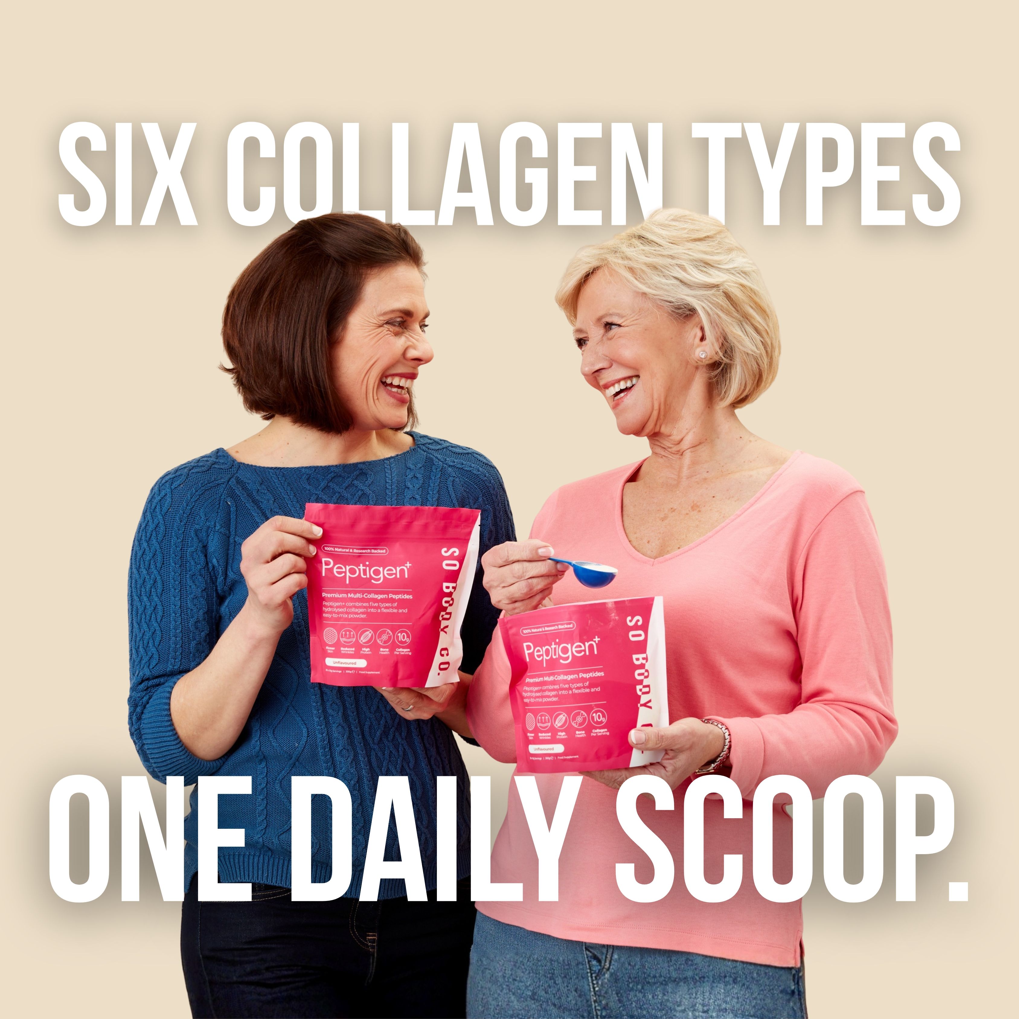 Peptigen+ Multi Collagen - Hydrolysed + Undenatured Collagen Powder Oc ...