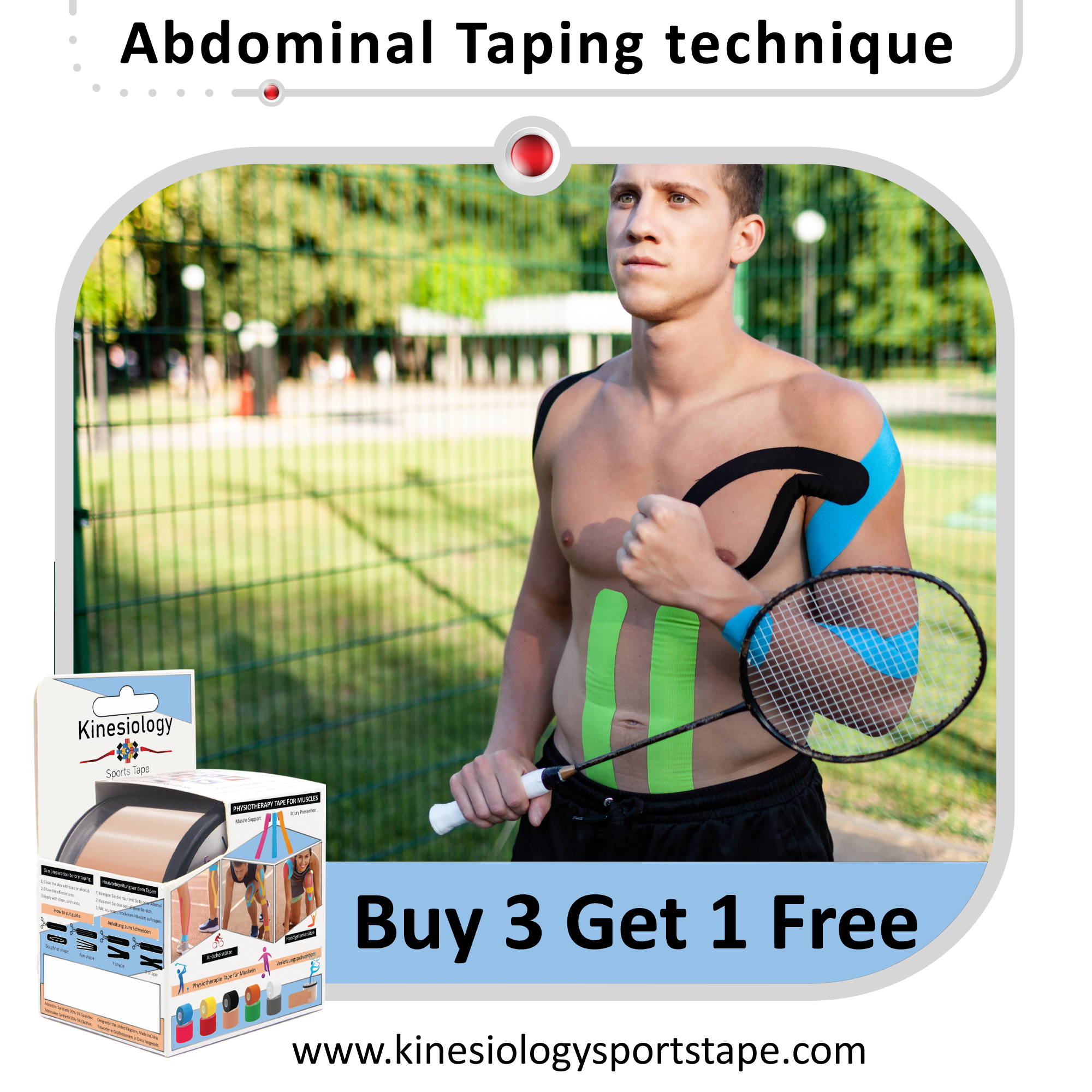 Stomach Pain – Kinesiology Sports Tape