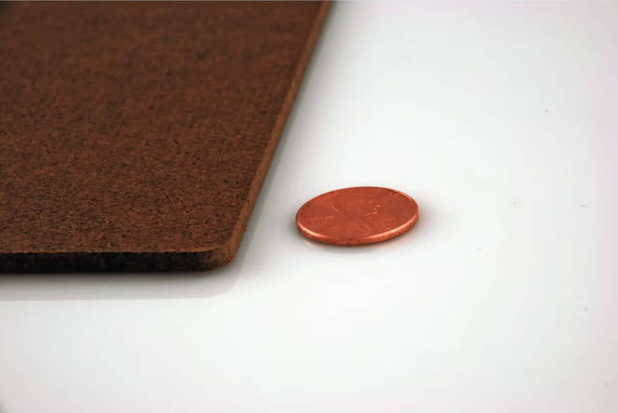 11x17 Clipboard Hardboard Panel Featuring a Jumbo Board Clip Brown