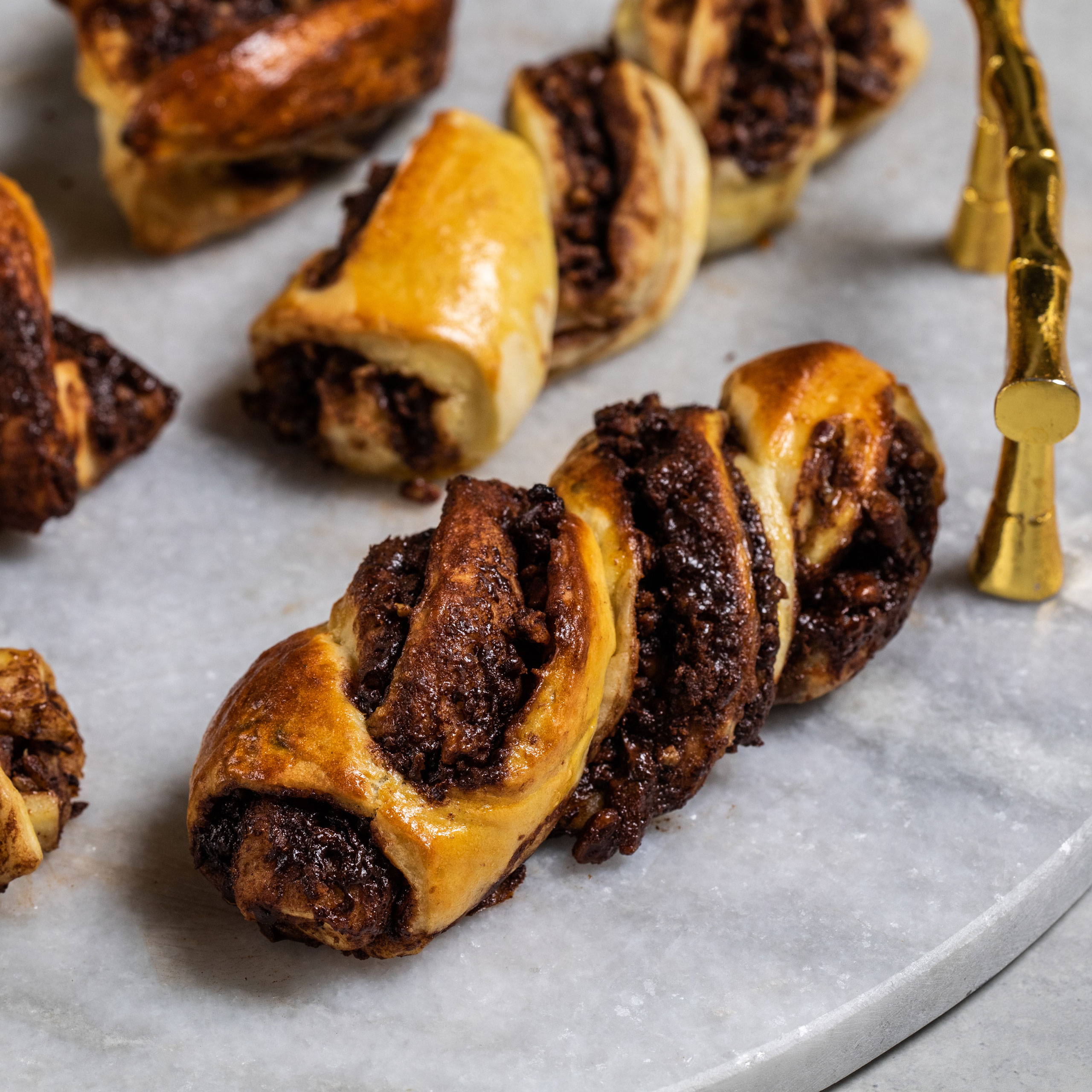 Chocolate Pecan Babka Twists - Cafe Appliances
