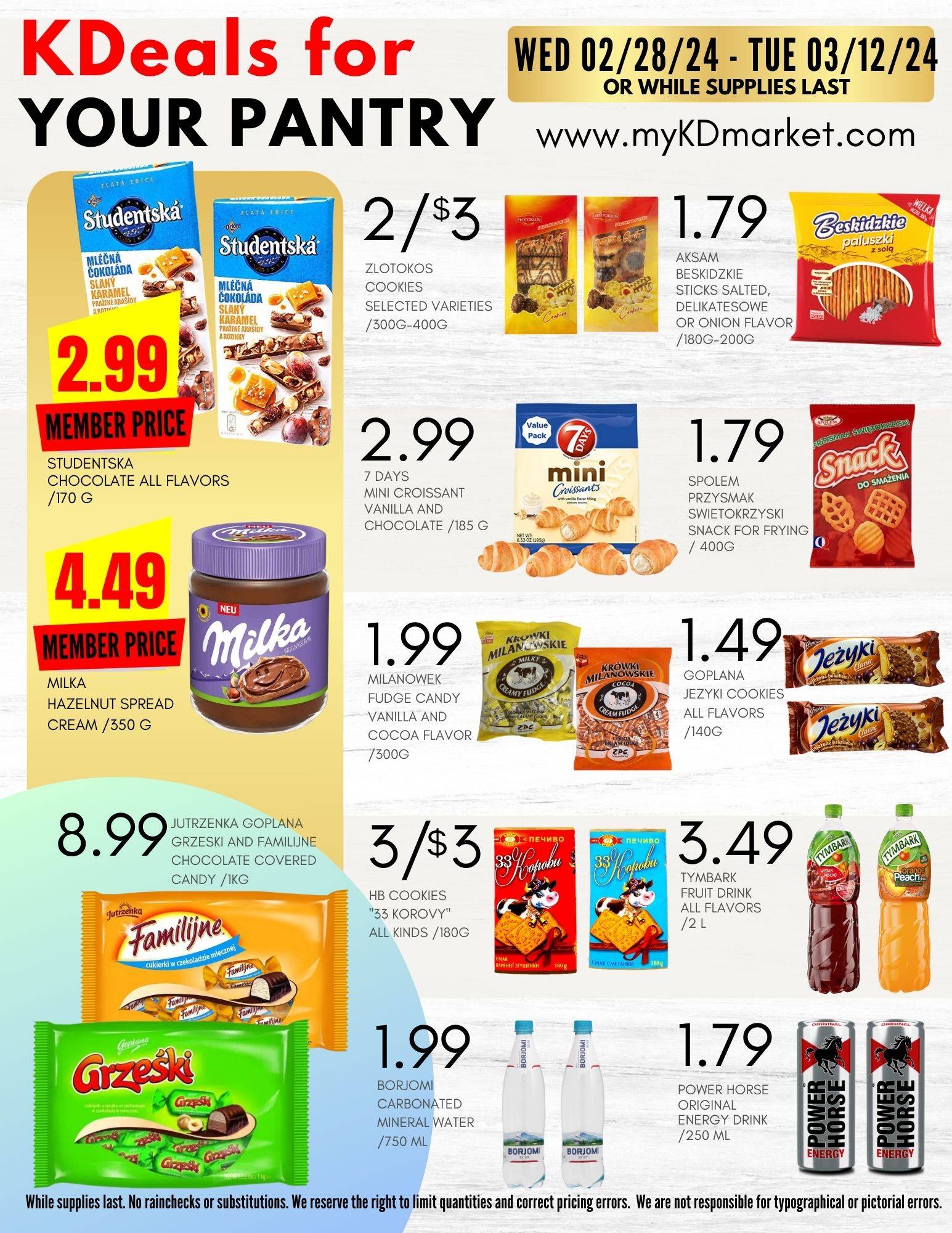 Weekly Deals – KD Market