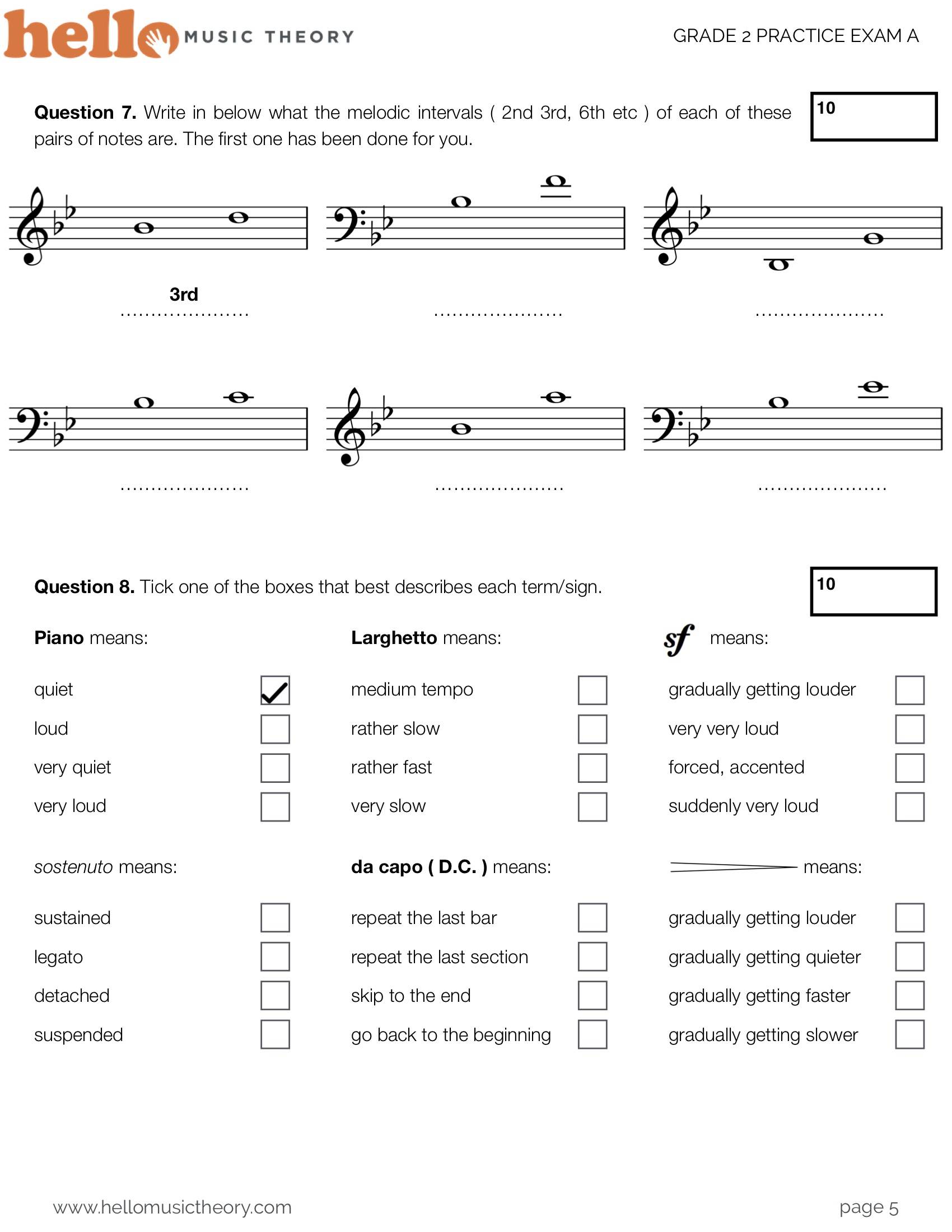 PDF Music Theory Practice Exams | ABRSM Past Papers | Hello Music Theory PDF Music Theory Practice Exams | ABRSM Past Papers | Hello Music Theory