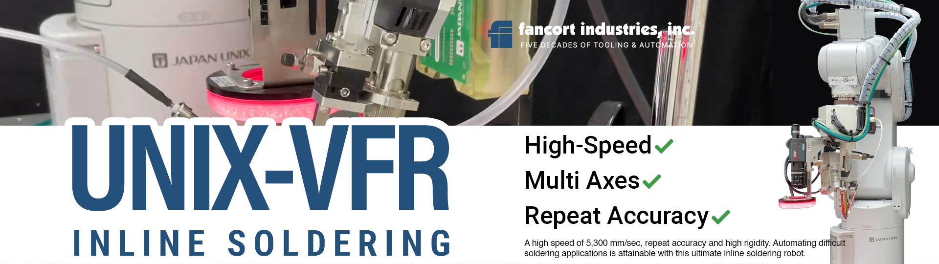 Inline Machine Soldering - Inline Robotic Soldering Equipment – Fancort ...