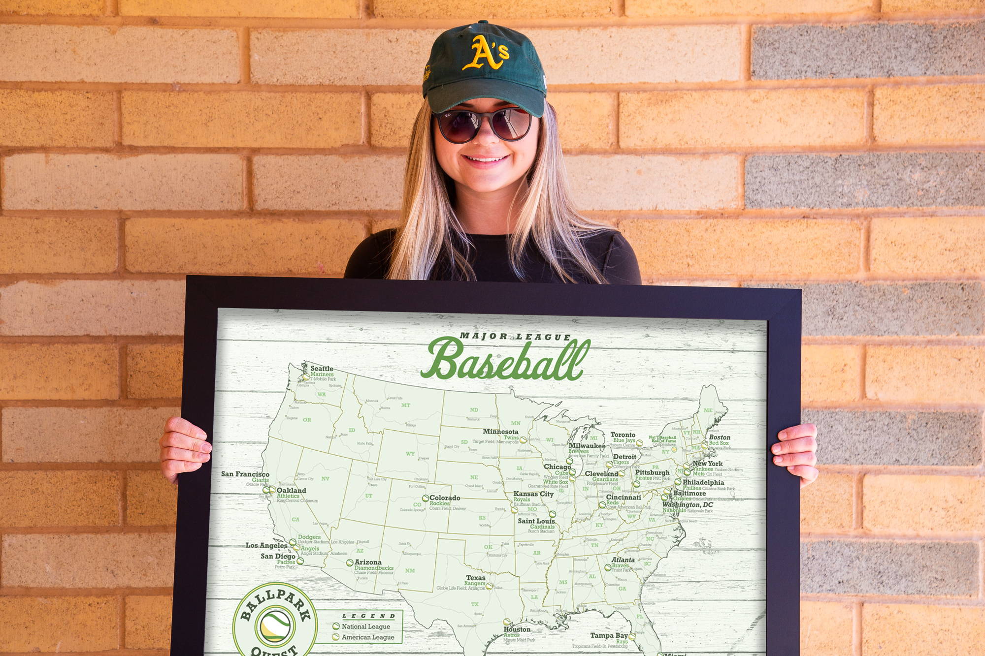Baseball Stadium Travel Tracker – GeoJango Maps