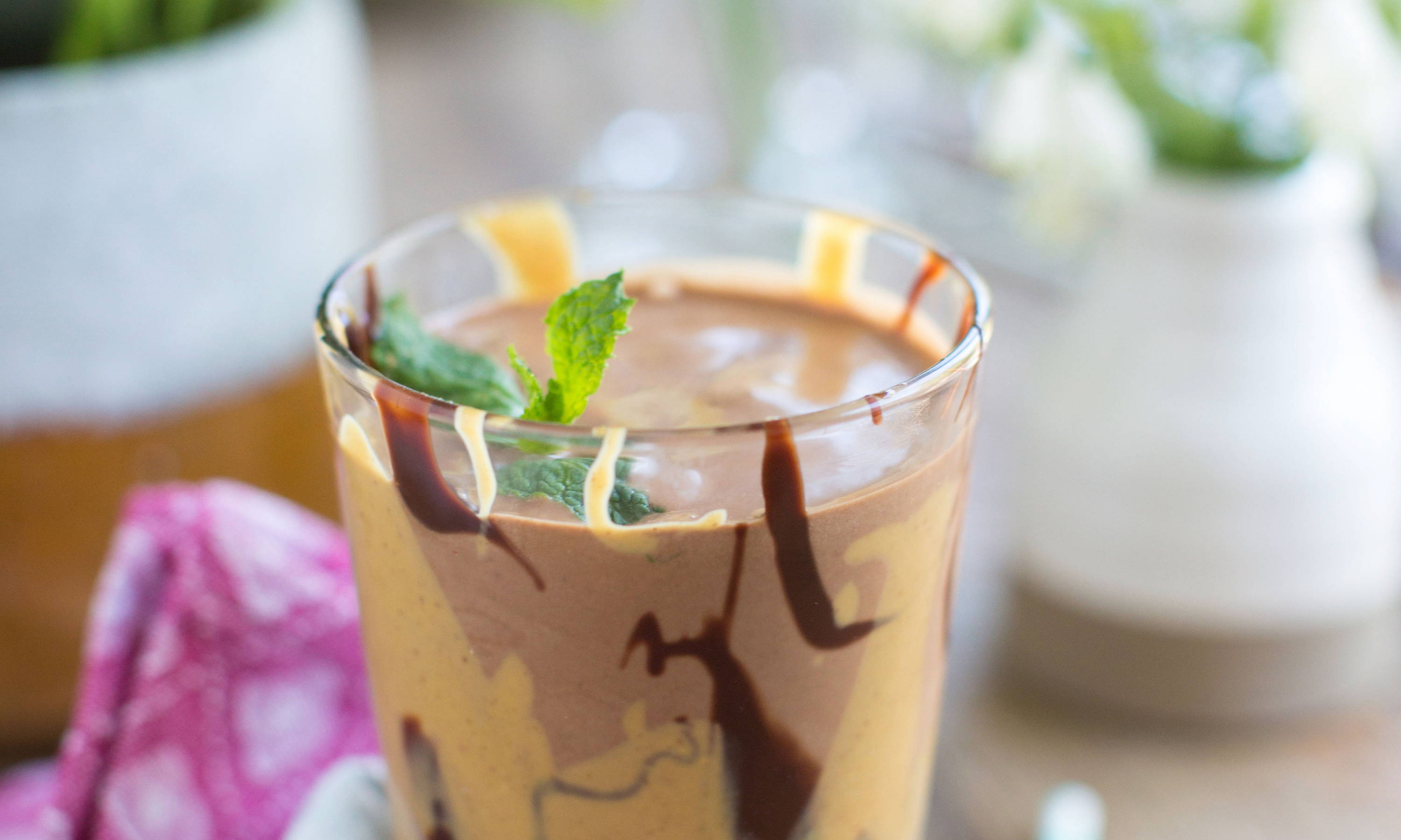 Plant Based Recipe Chocolate Peanut Butter Post Workout Shake No Cow