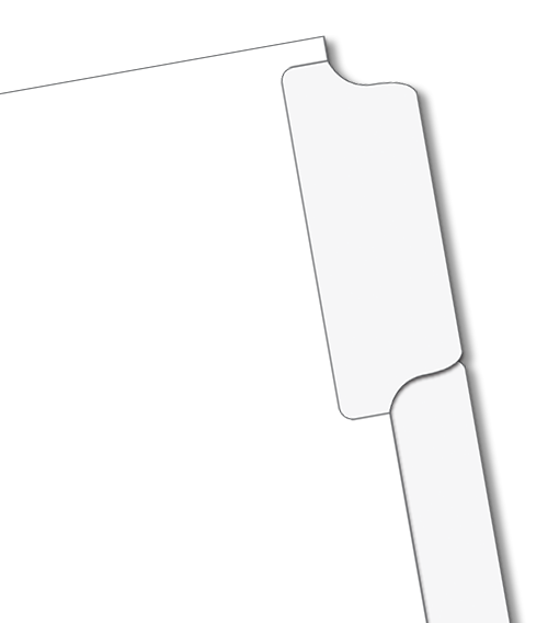 Legal Tabs - Blank Index Tabs - Mylar-Coated Tabs - LegalSupply